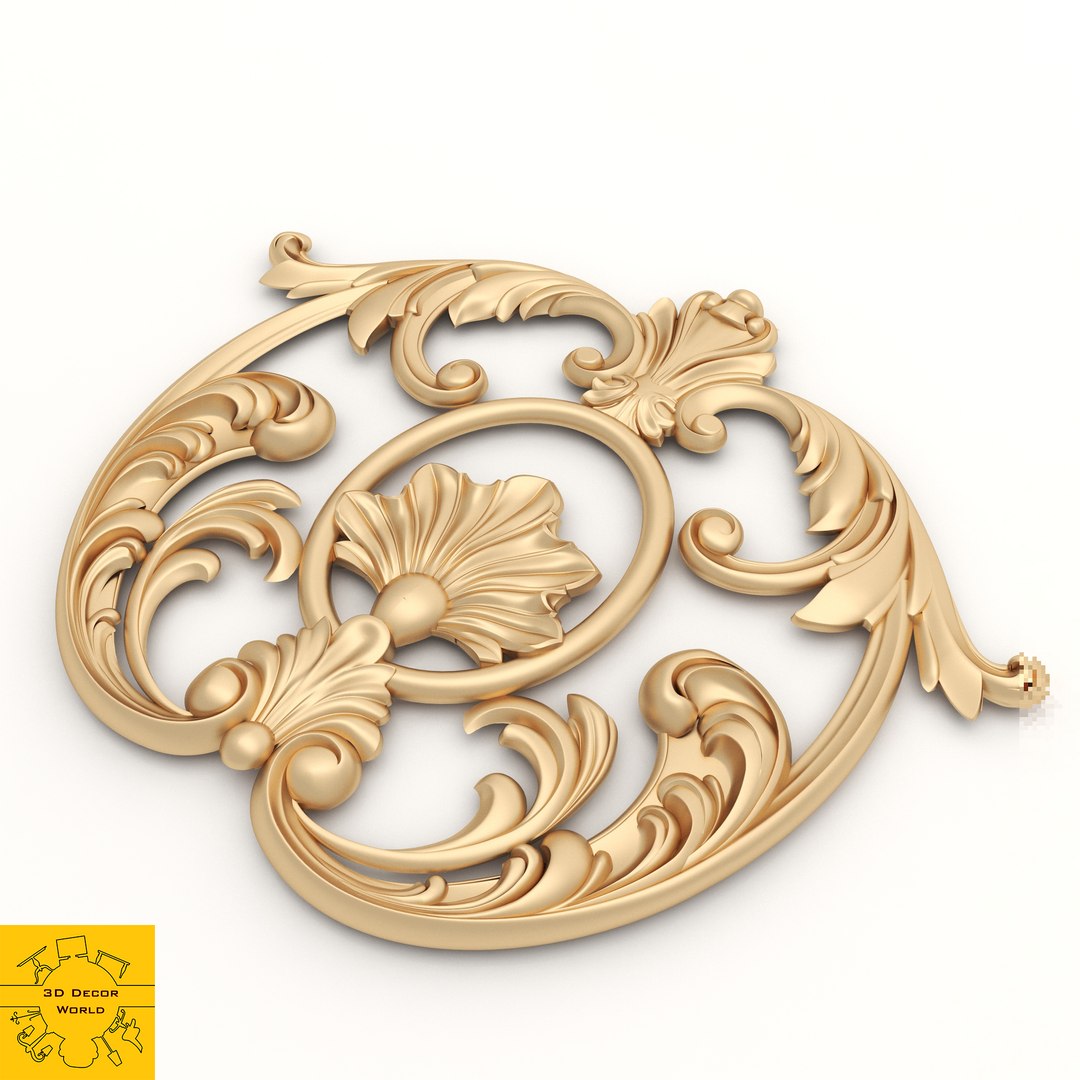 Ornament Modeled 3D Model - TurboSquid 1165957