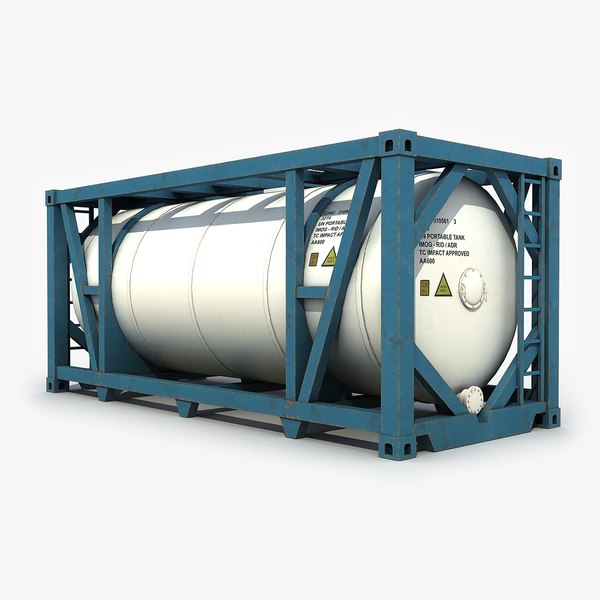 modelo 3d Contenedor de tanque - TurboSquid 1260140