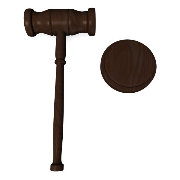 3d 3ds knocker gavel hammer
