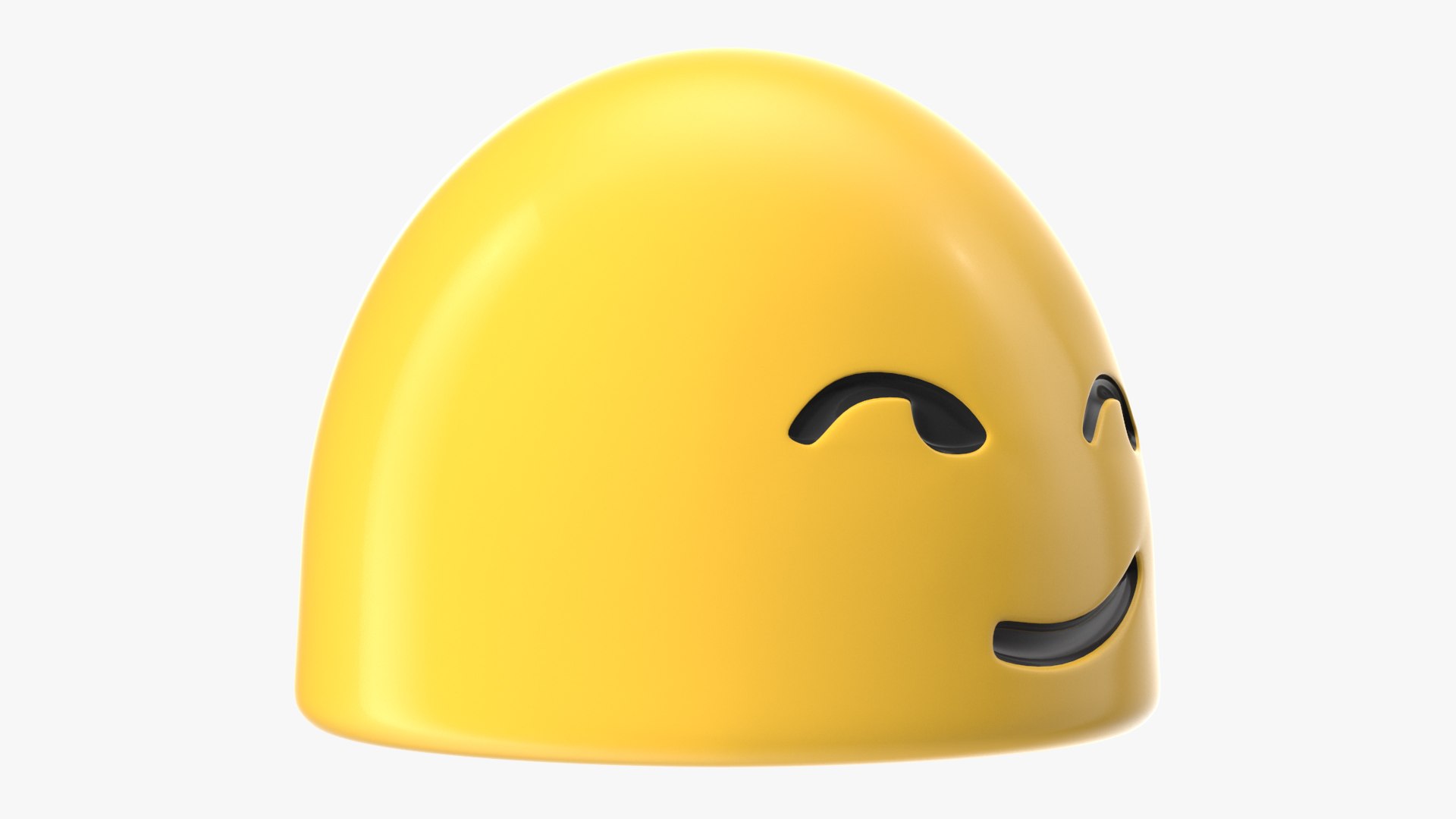 Smirking Face Android Emoji 3D Model - TurboSquid 1823740