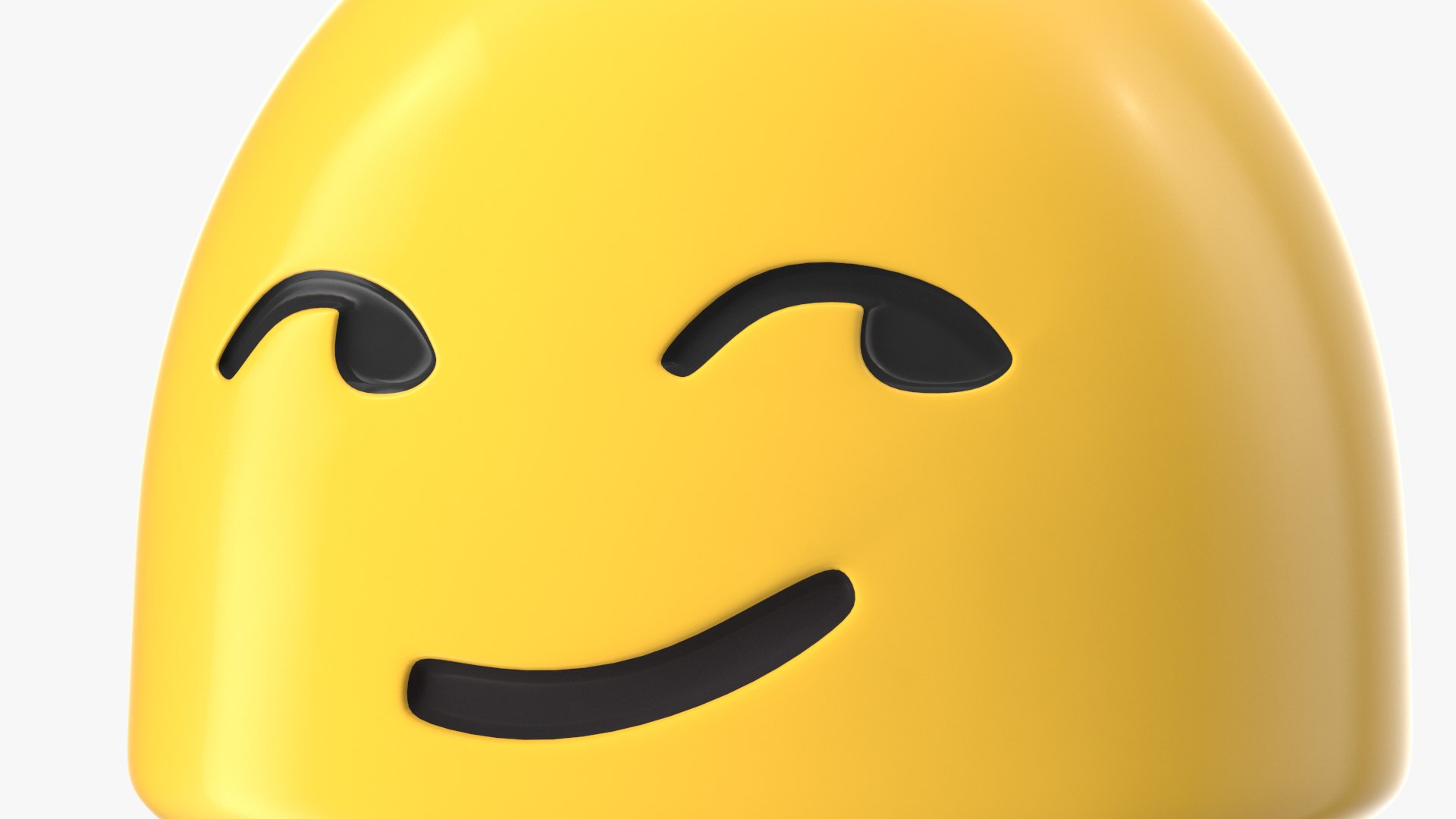 Smirking Face Android Emoji 3D Model - TurboSquid 1823740