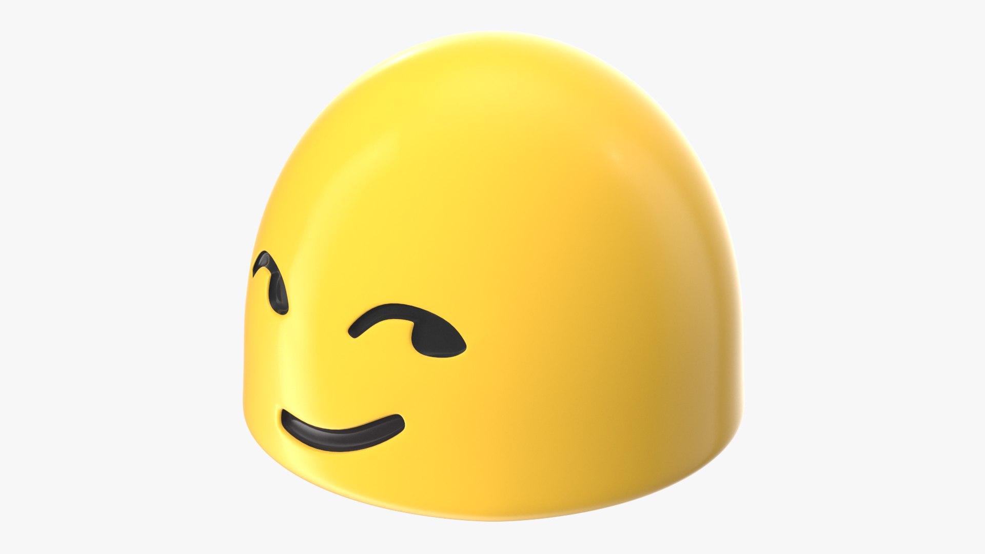 Smirking Face Android Emoji 3D Model - TurboSquid 1823740