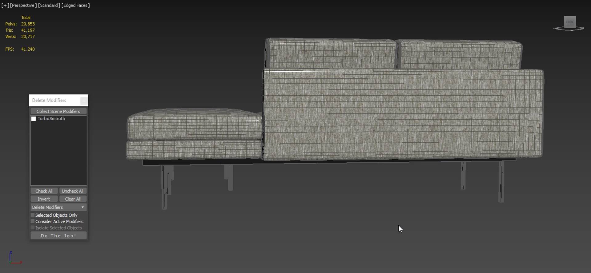 3D Modular Element Sofa Model - TurboSquid 2063327
