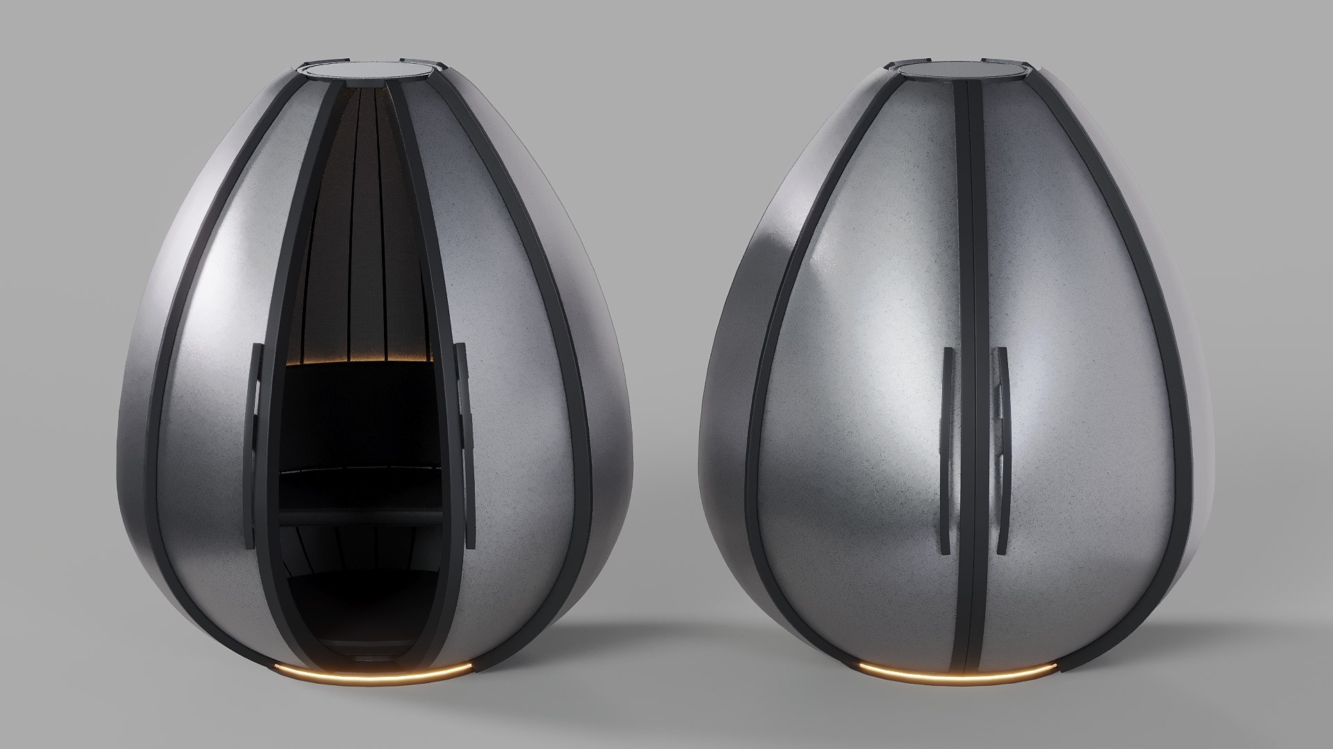 Meditation Pod 3D - TurboSquid 2314510