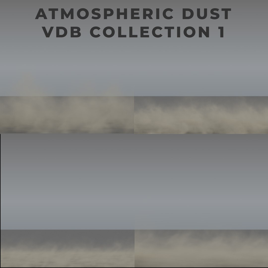 3D Model Dust Atmospheric PACK 1 - VDB - TurboSquid 1732548