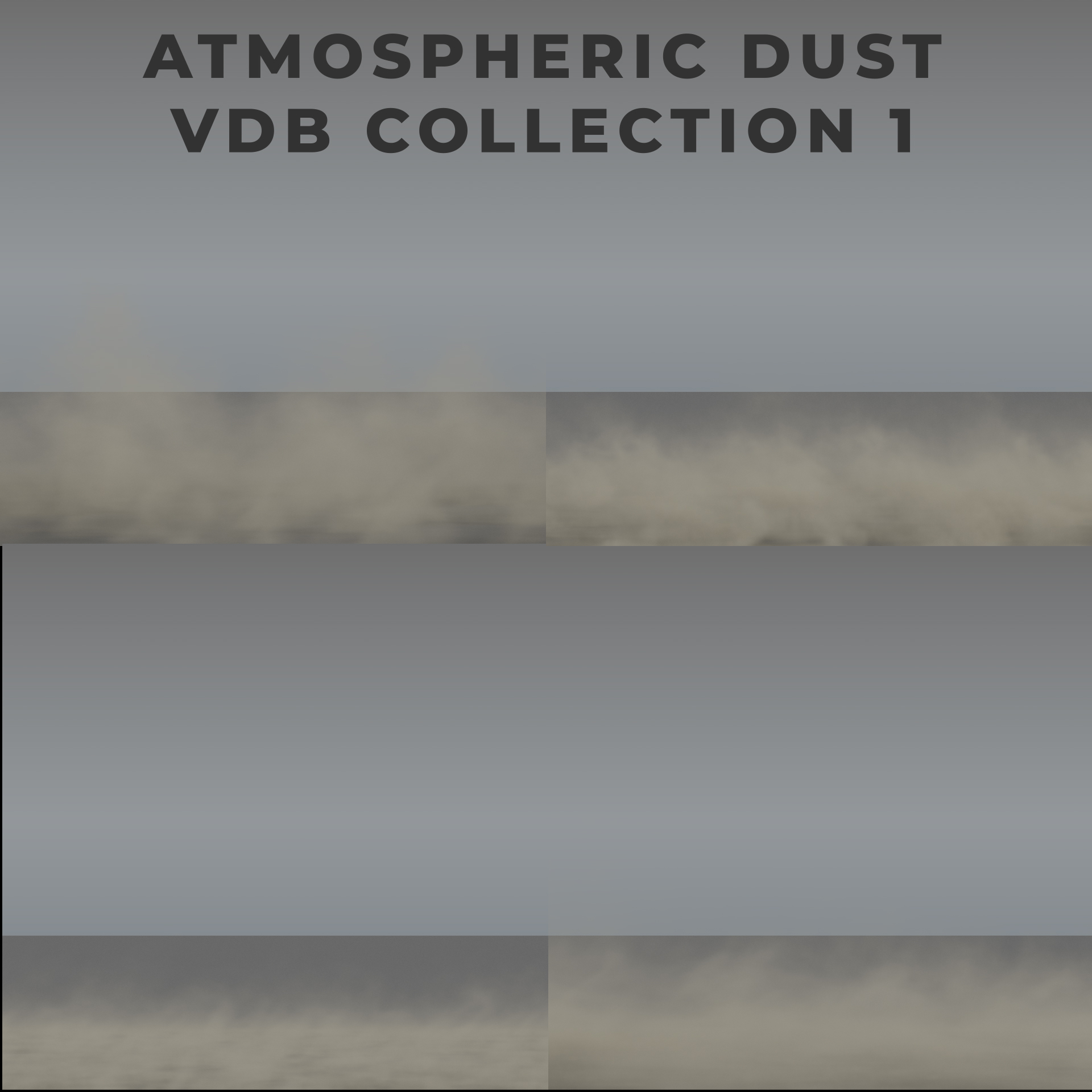 3D model Dust Atmospheric PACK 1 - VDB - TurboSquid 1732548