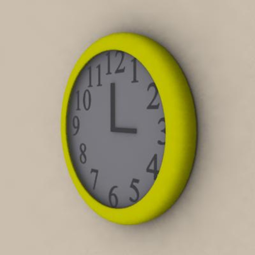 Free Clock 3d Model