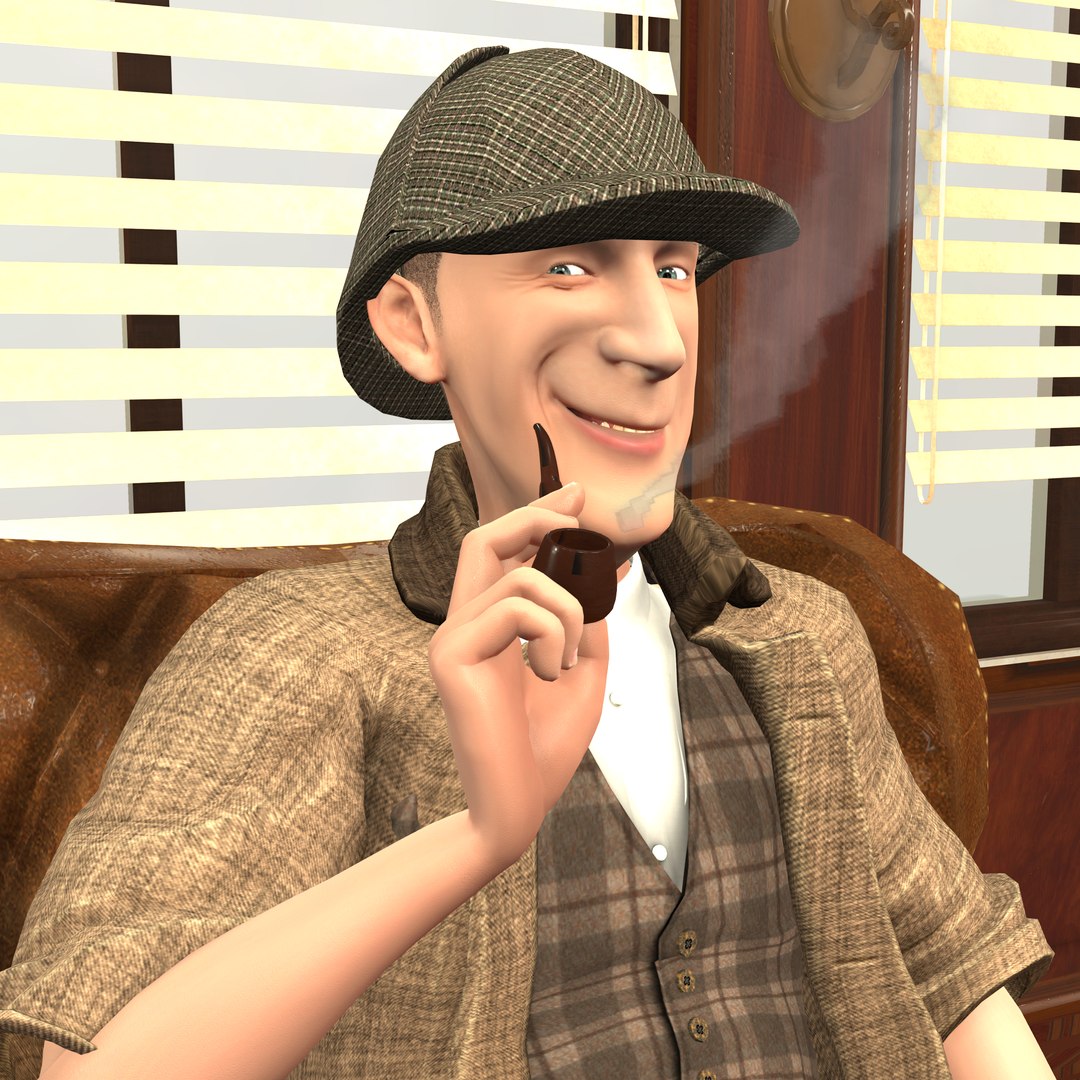3D Sherlock Holmes UE5 IClone 8 Model - TurboSquid 2243610