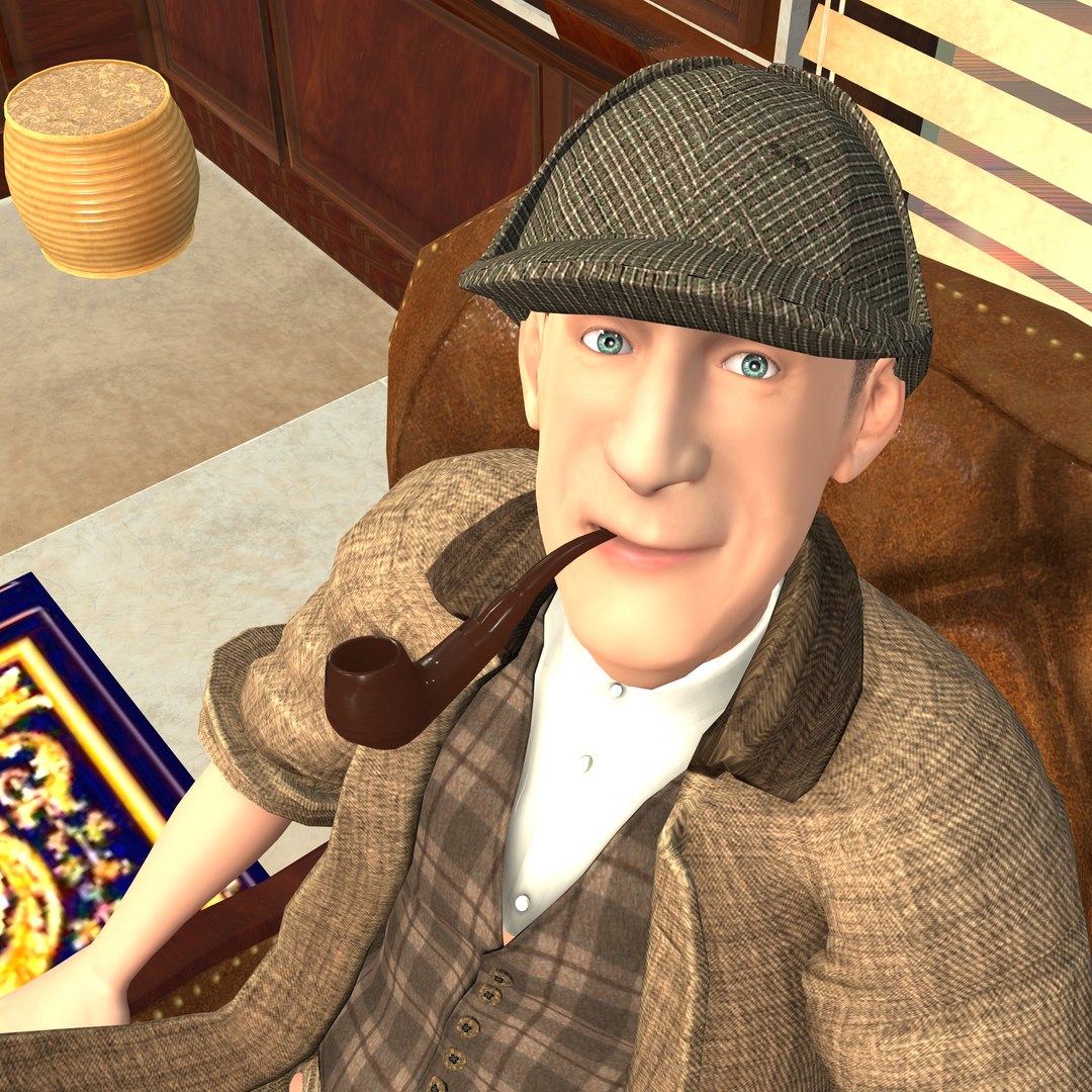 3D Sherlock Holmes UE5 IClone 8 Model - TurboSquid 2243610