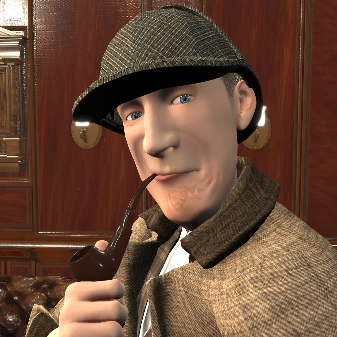 3D Sherlock Holmes UE5 IClone 8 Model - TurboSquid 2243610