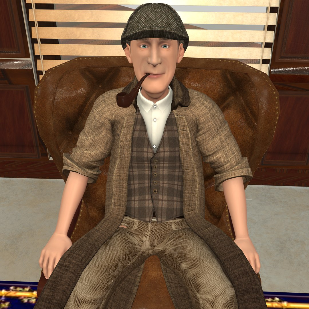 3D Sherlock Holmes UE5 IClone 8 Model - TurboSquid 2243610