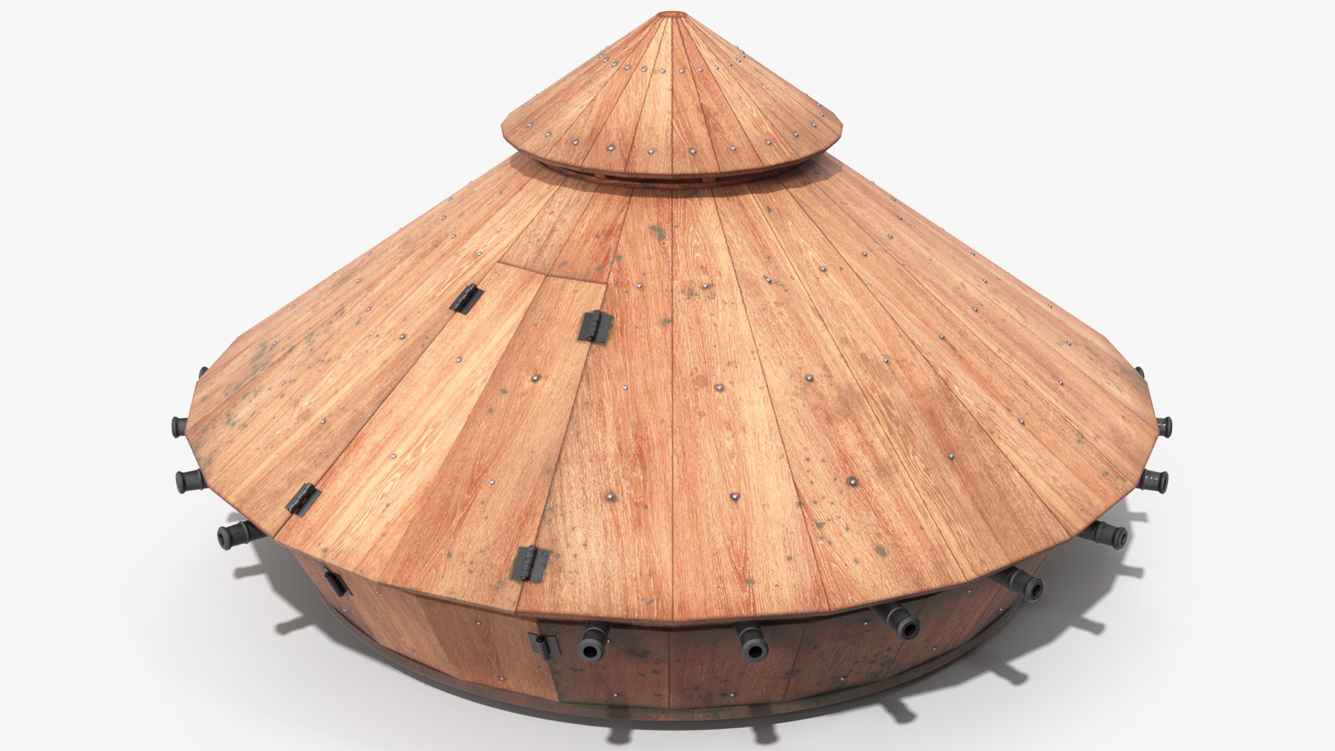 Old Leonardo Da Vinci Rotational Tank 3D model - TurboSquid 2060150