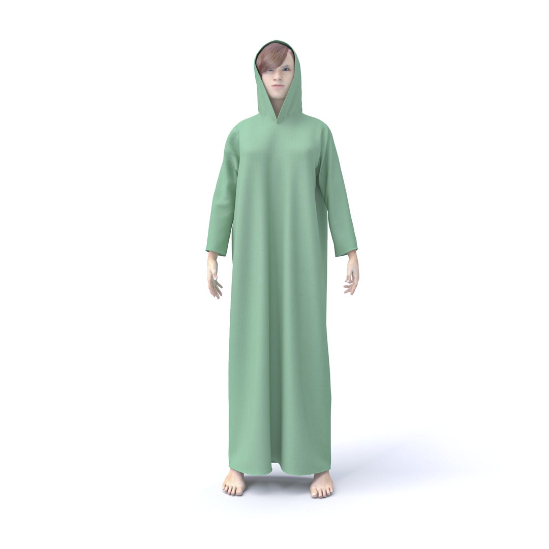 Character female arabic clothing 3D - TurboSquid 1610043