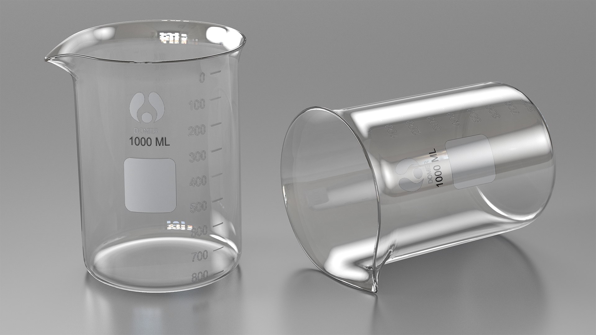 3D glass lab beaker - TurboSquid 1458126