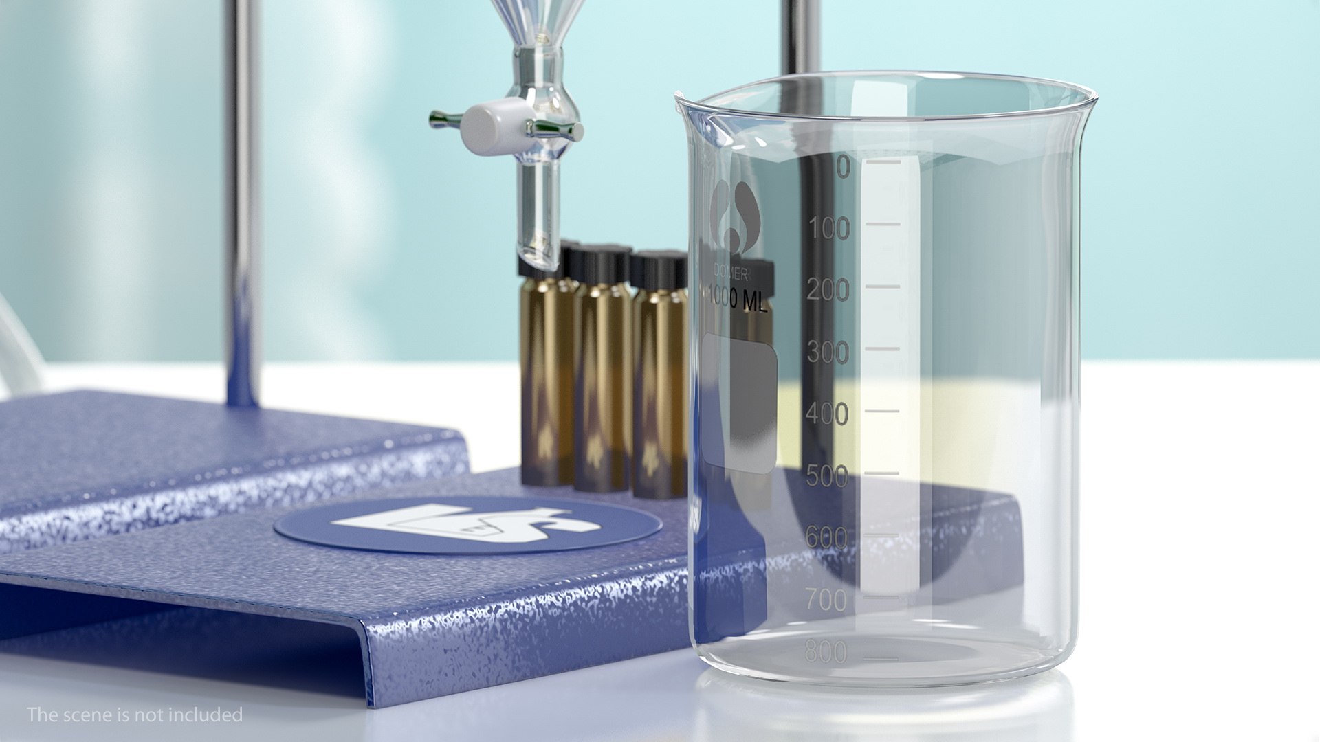 3D glass lab beaker - TurboSquid 1458126