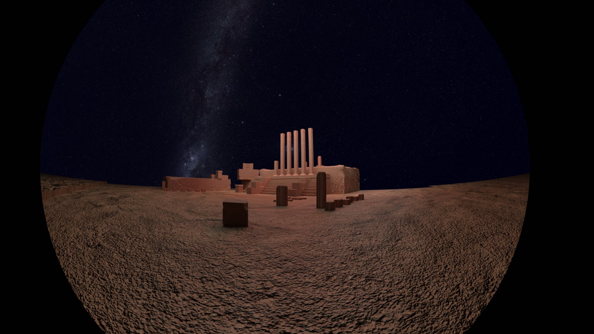 3D 3D Yemen Modeling Temple Of Barran Model - TurboSquid 2305804