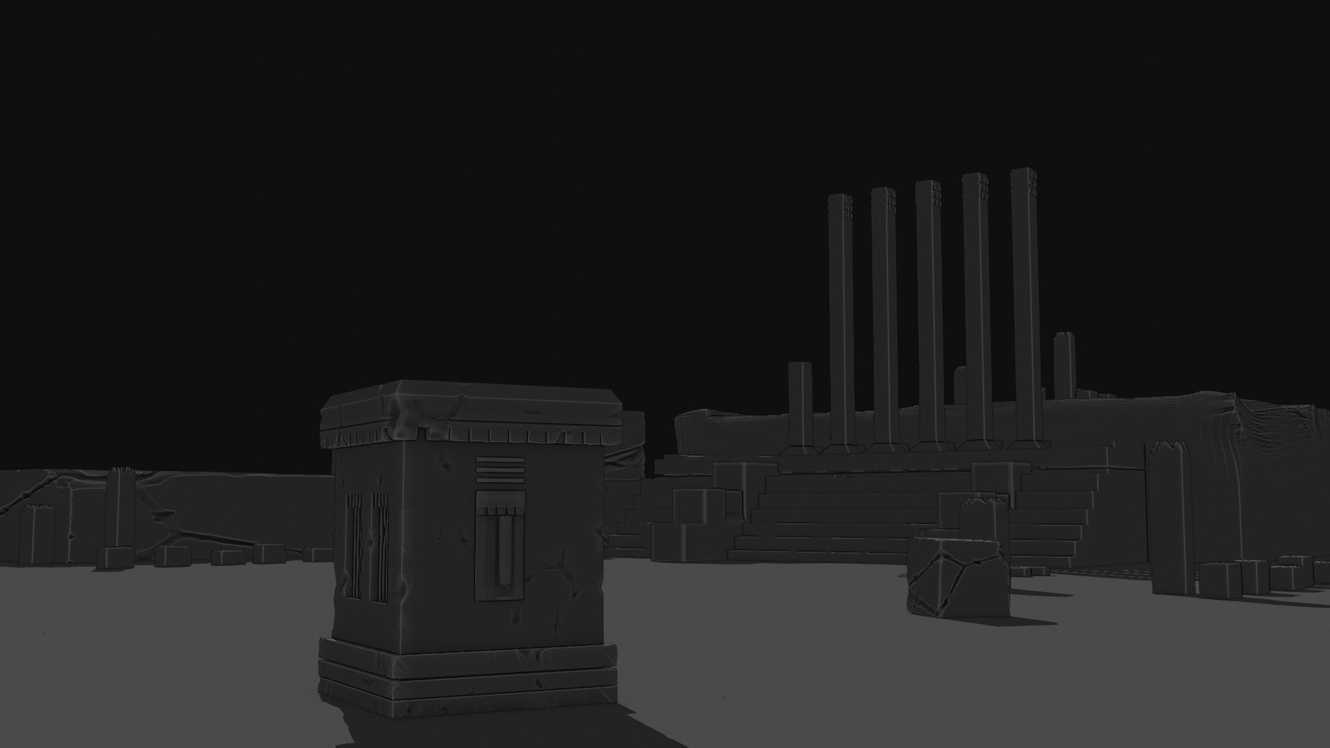 3D 3D Yemen Modeling Temple Of Barran Model - TurboSquid 2305804