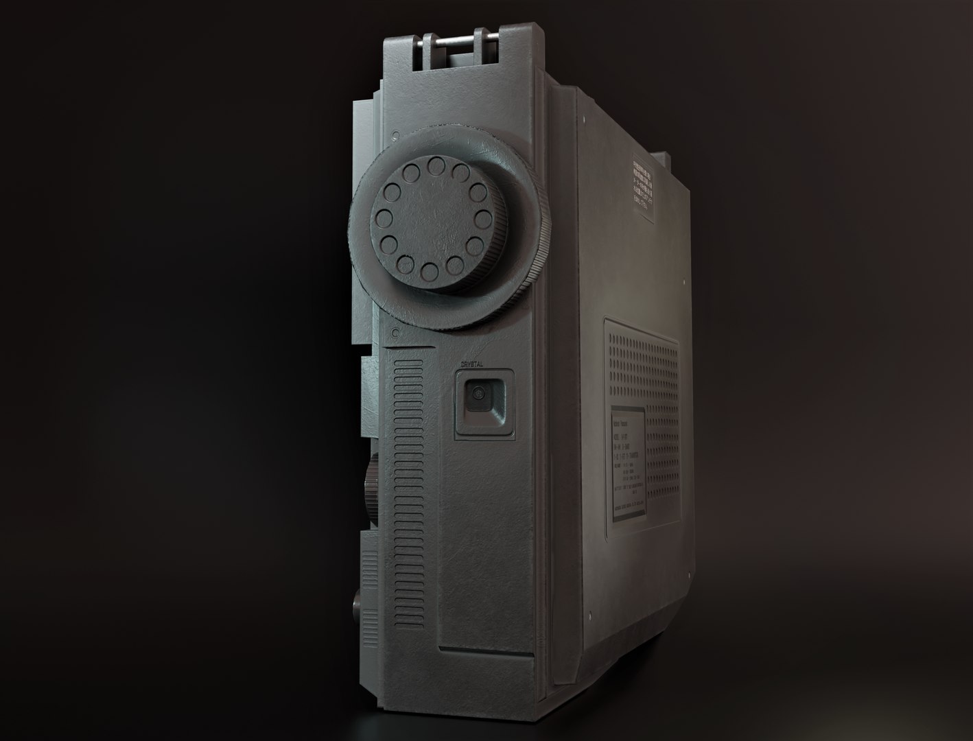 3D Model Radio Blender - TurboSquid 1696557