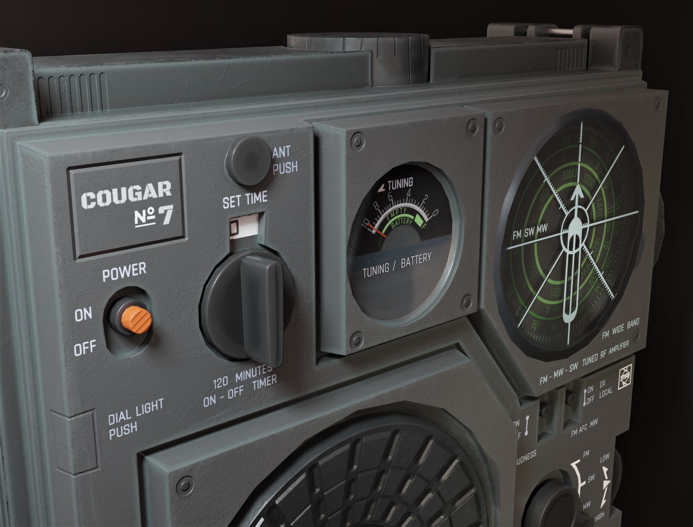 3D Model Radio Blender - TurboSquid 1696557
