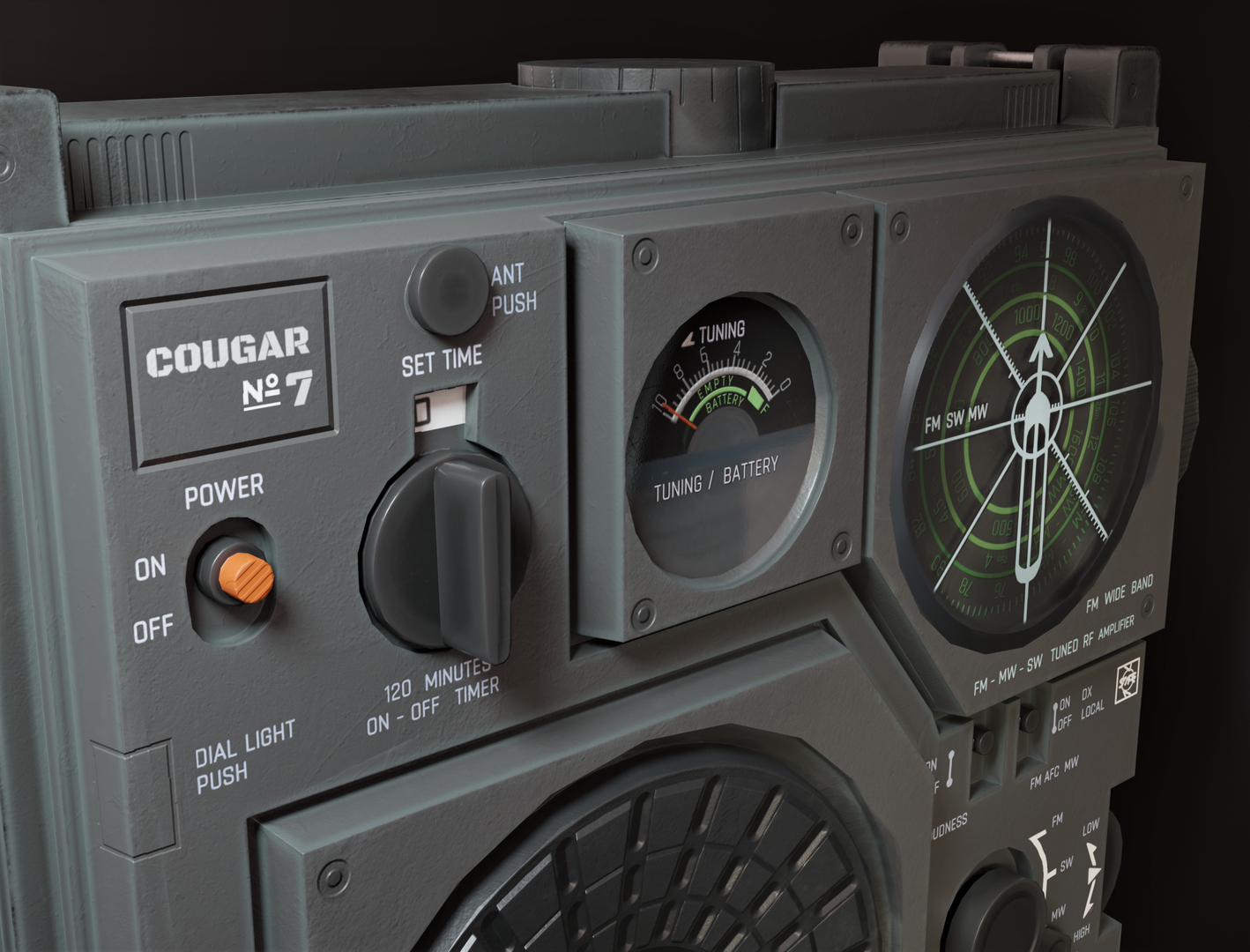 3D model radio blender - TurboSquid 1696557