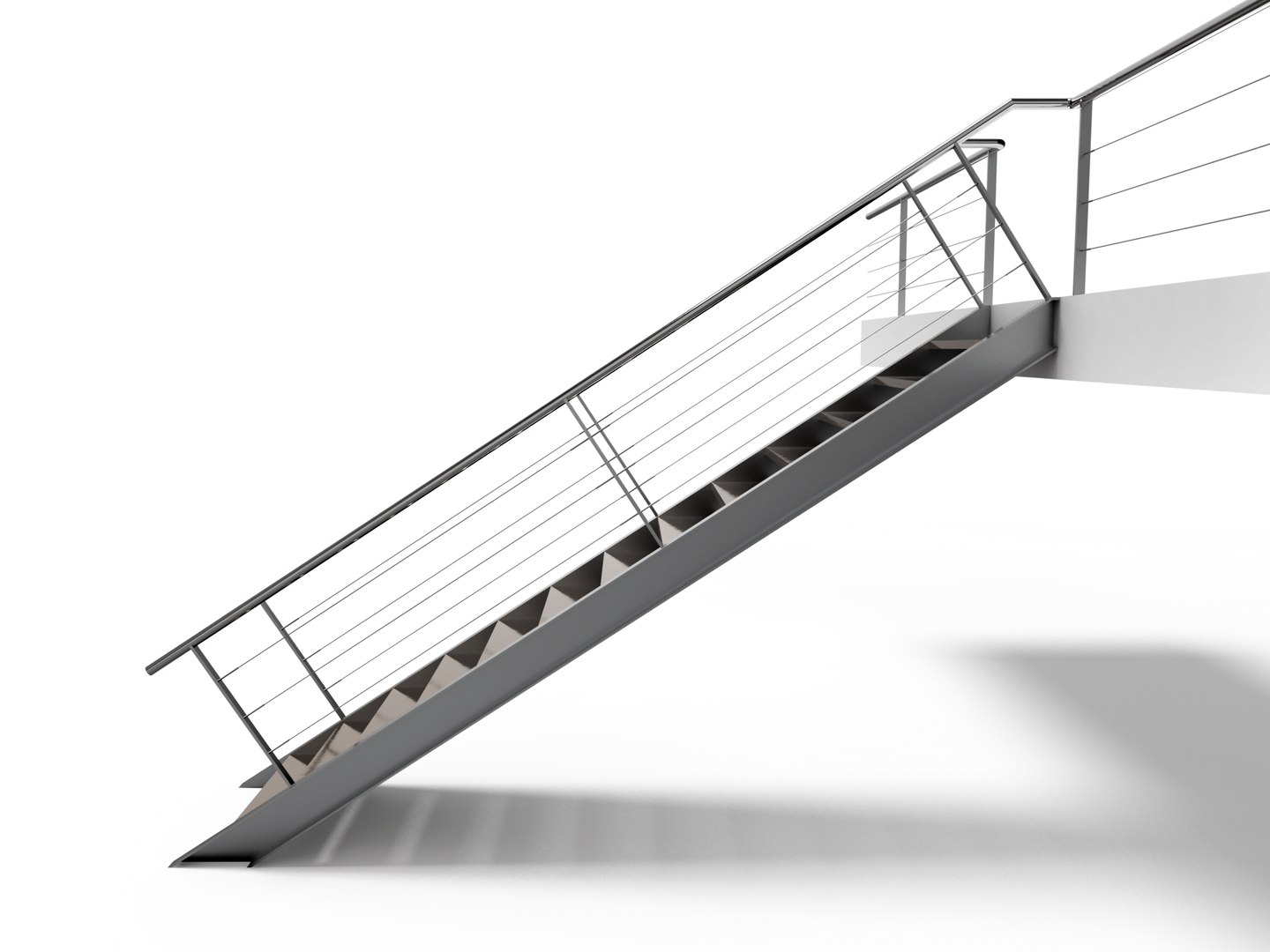 Metal Stair Staircase 3D Model - TurboSquid 1388210