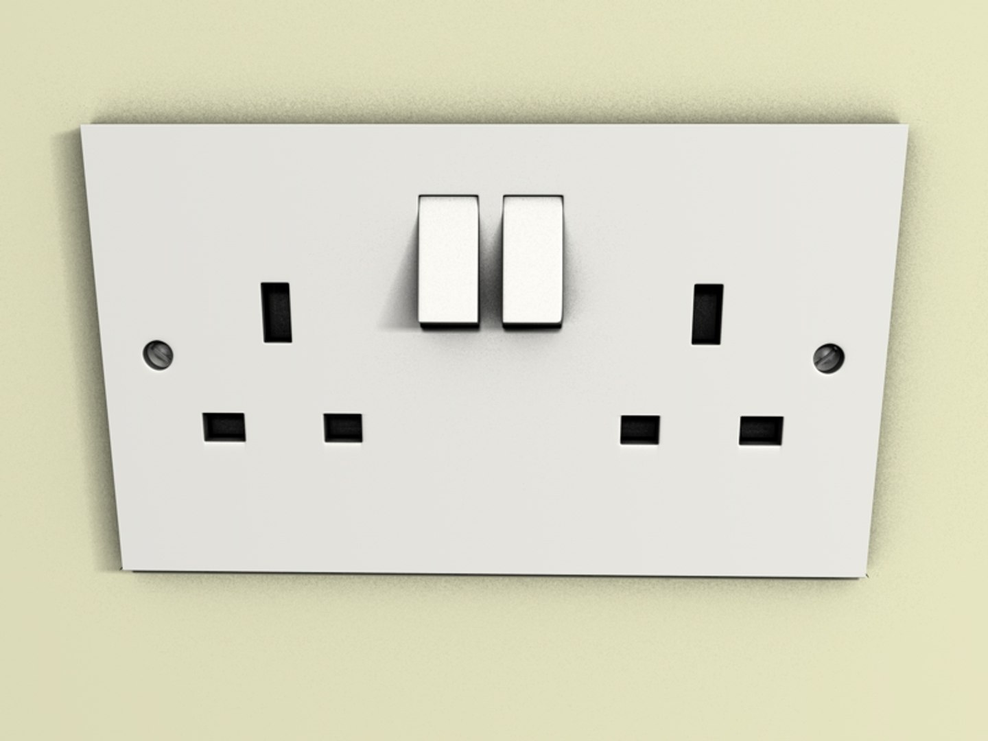 Uk Socket 3d Model
