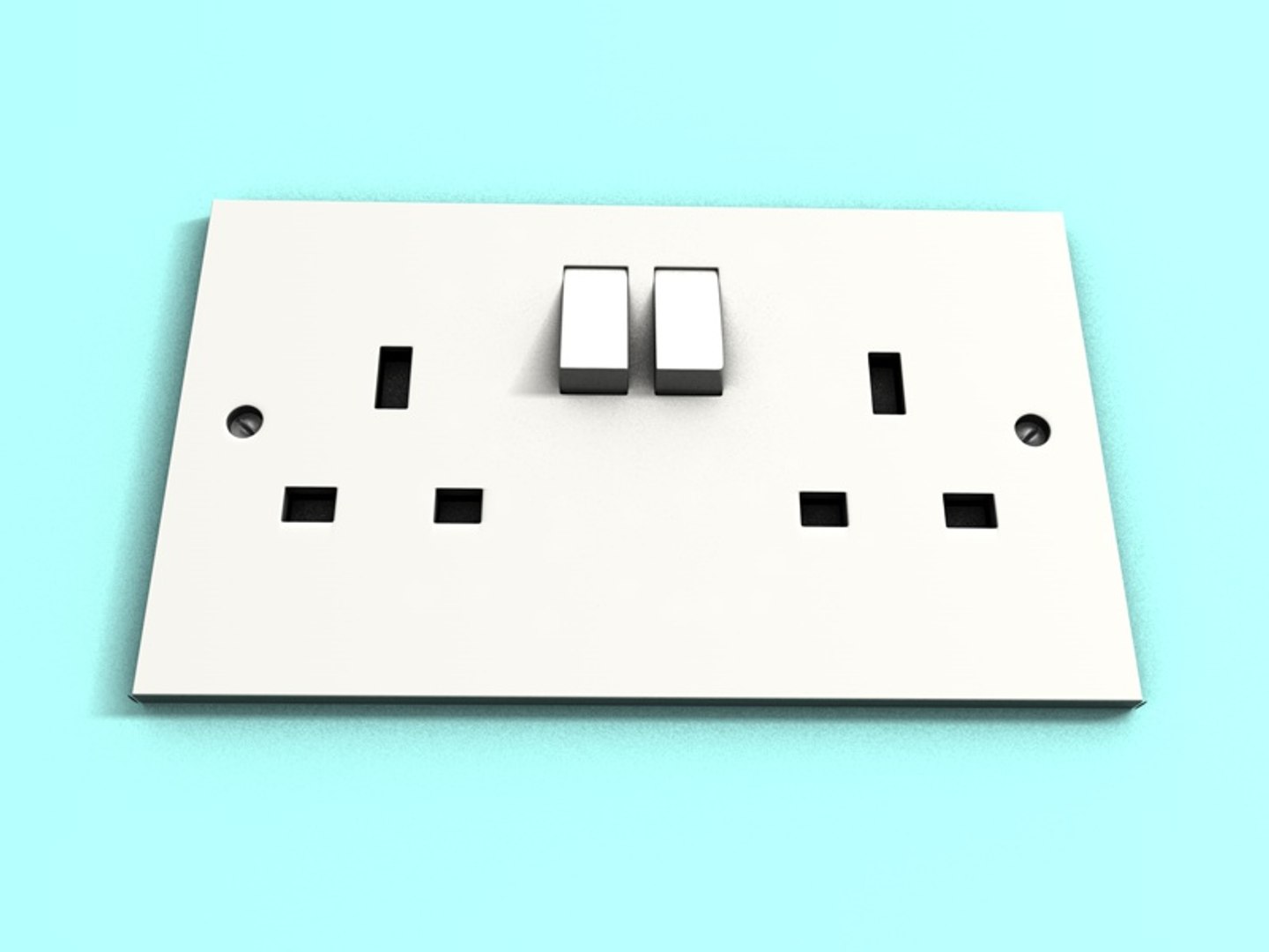 Uk Socket 3d Model