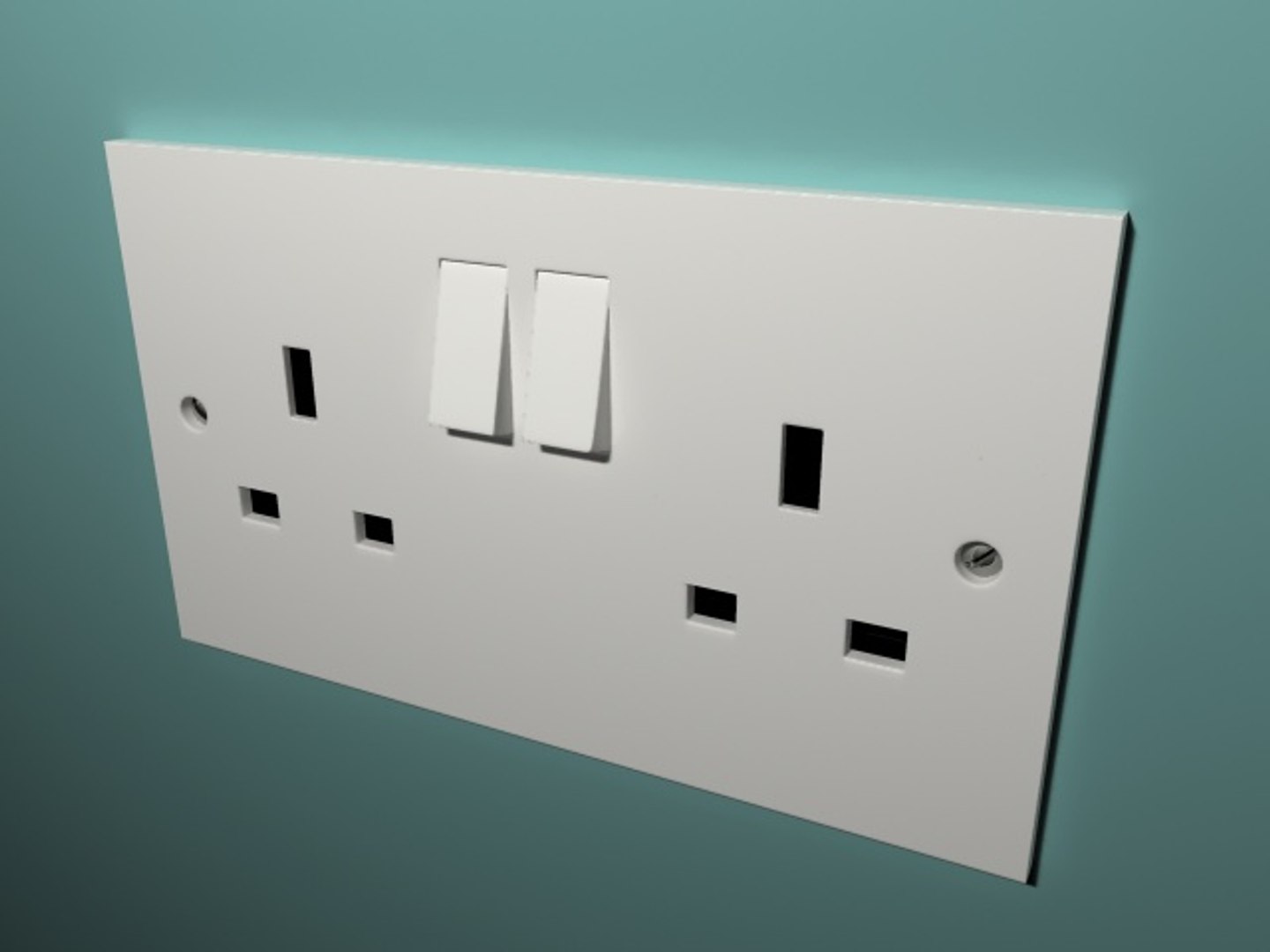 Uk Socket 3d Model