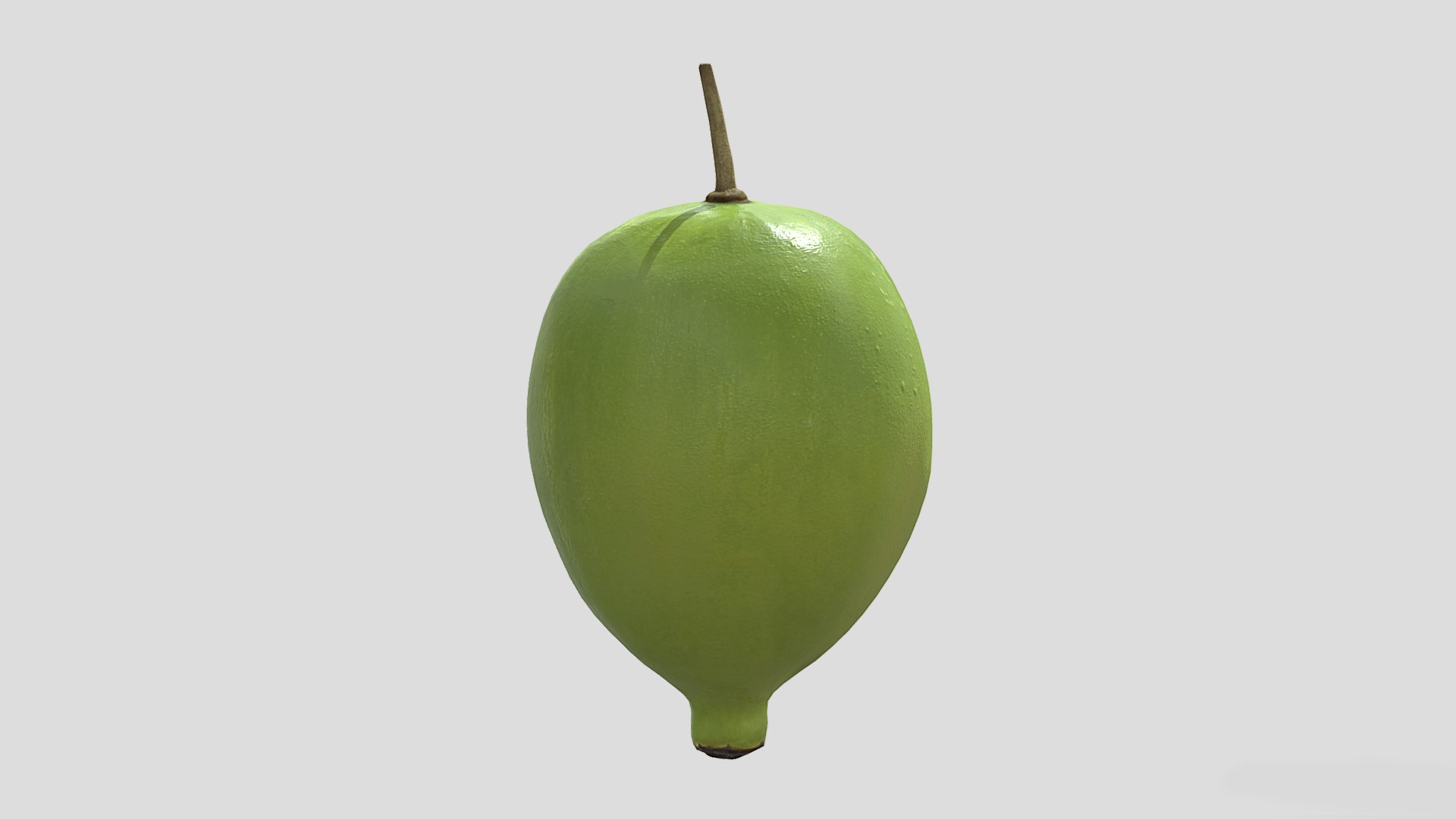 Fruit American Mayapple Low Poly 3D Model - TurboSquid 2317720