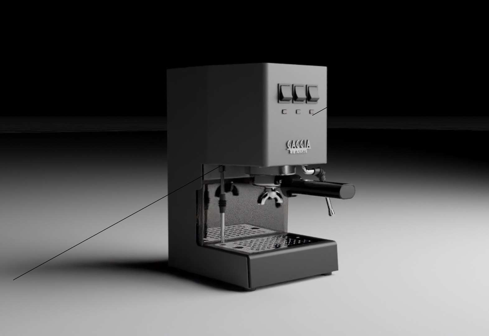 3D Gaggia Classic Pro Model - TurboSquid 1877413