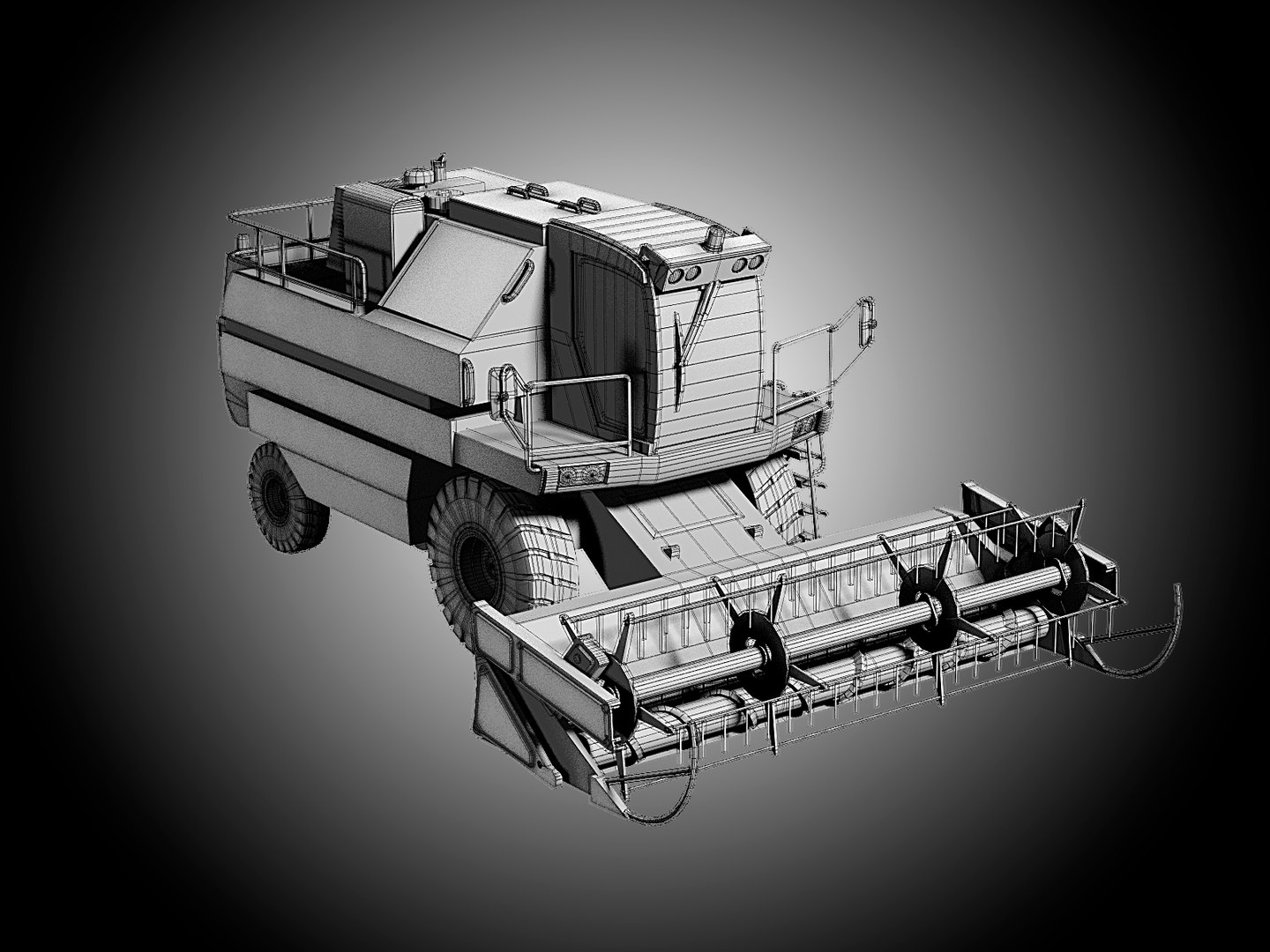 3d Harvester Model