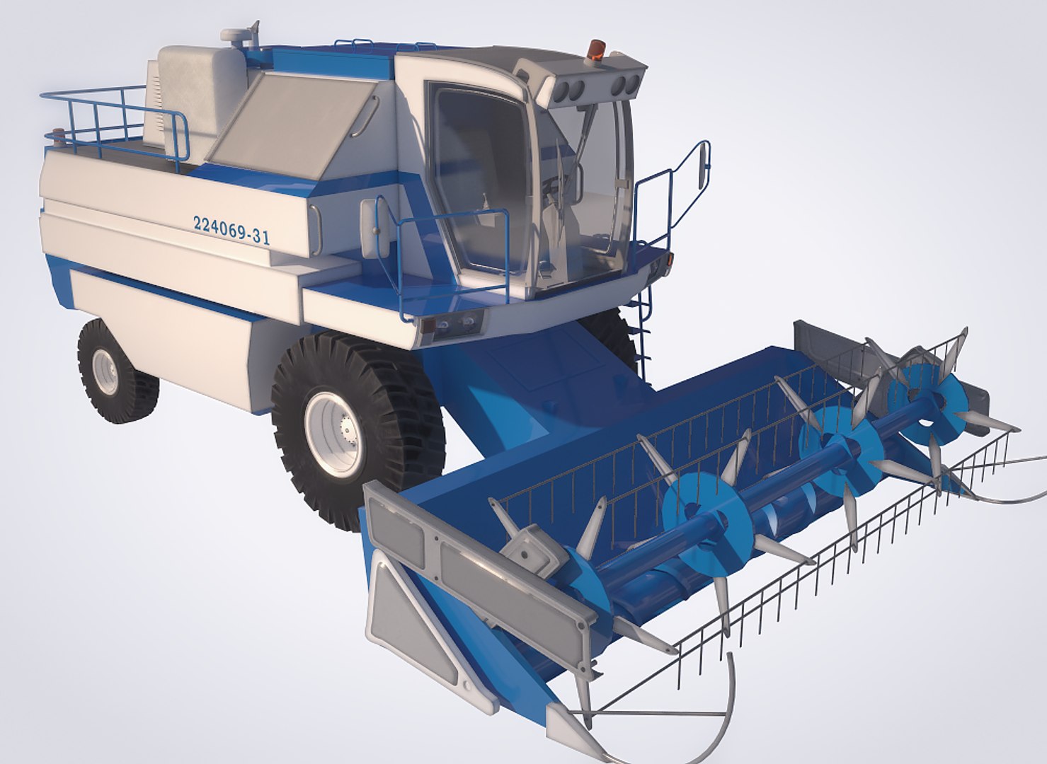 3d Harvester Model