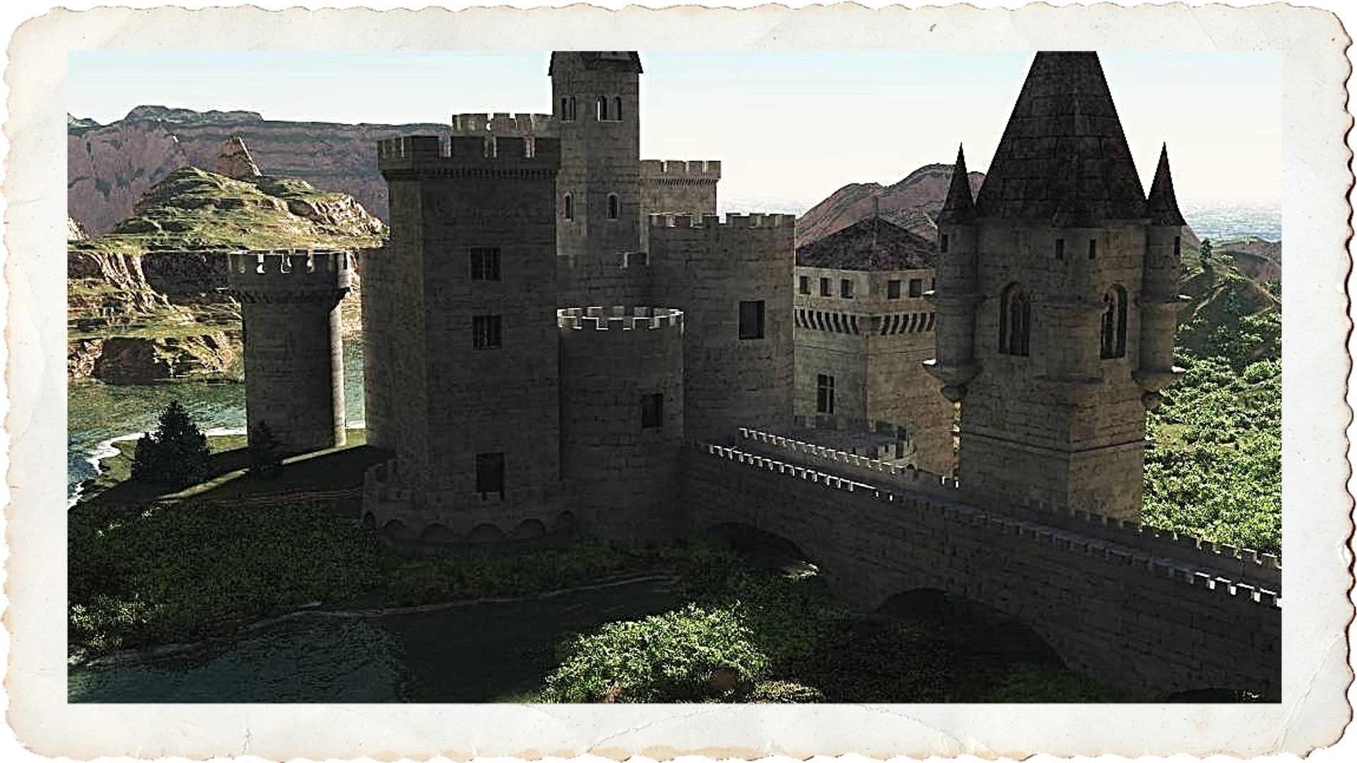 Castle Kit Towers 3d Model