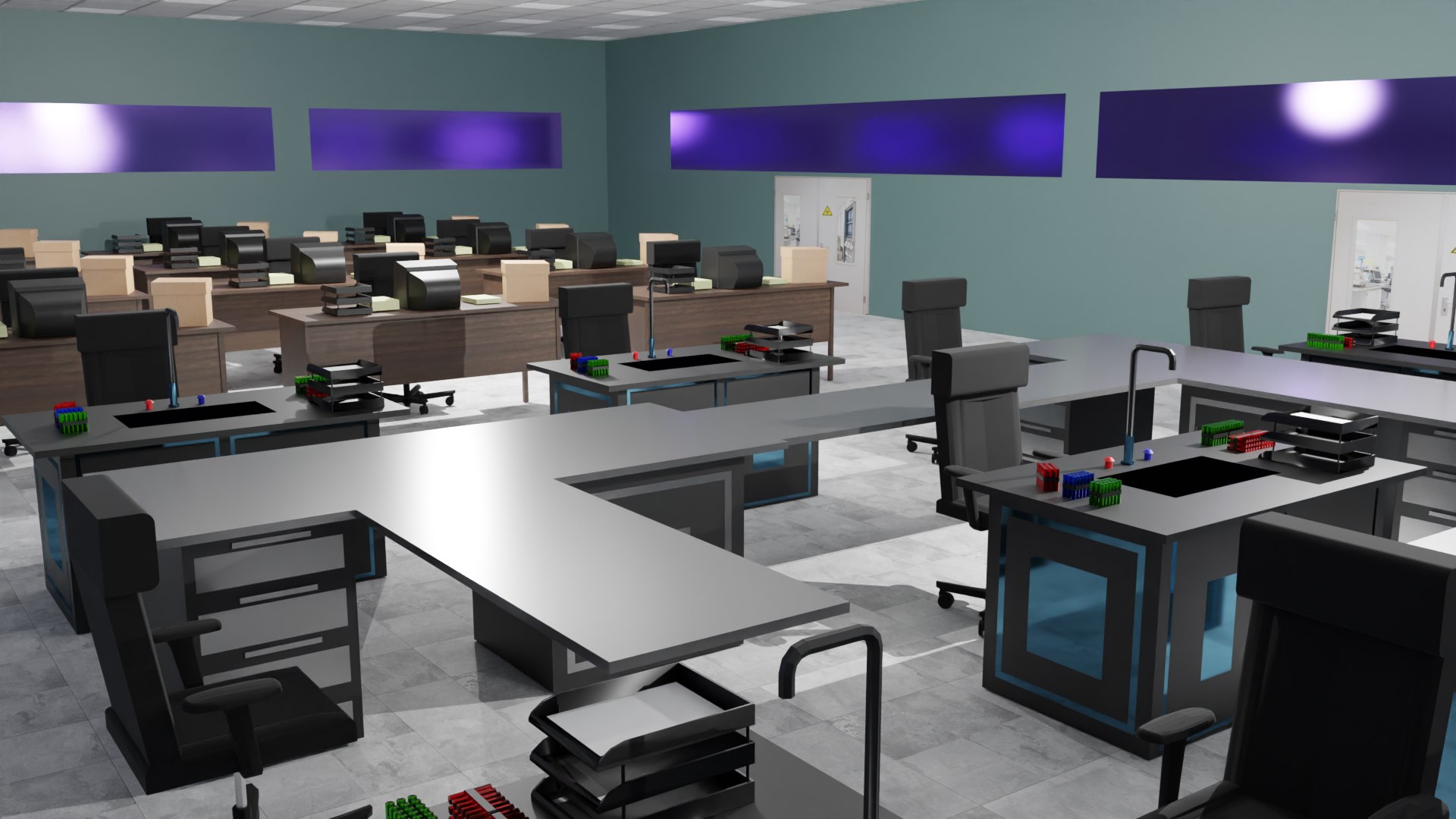 3D Model Laboratory Interior - TurboSquid 2140780
