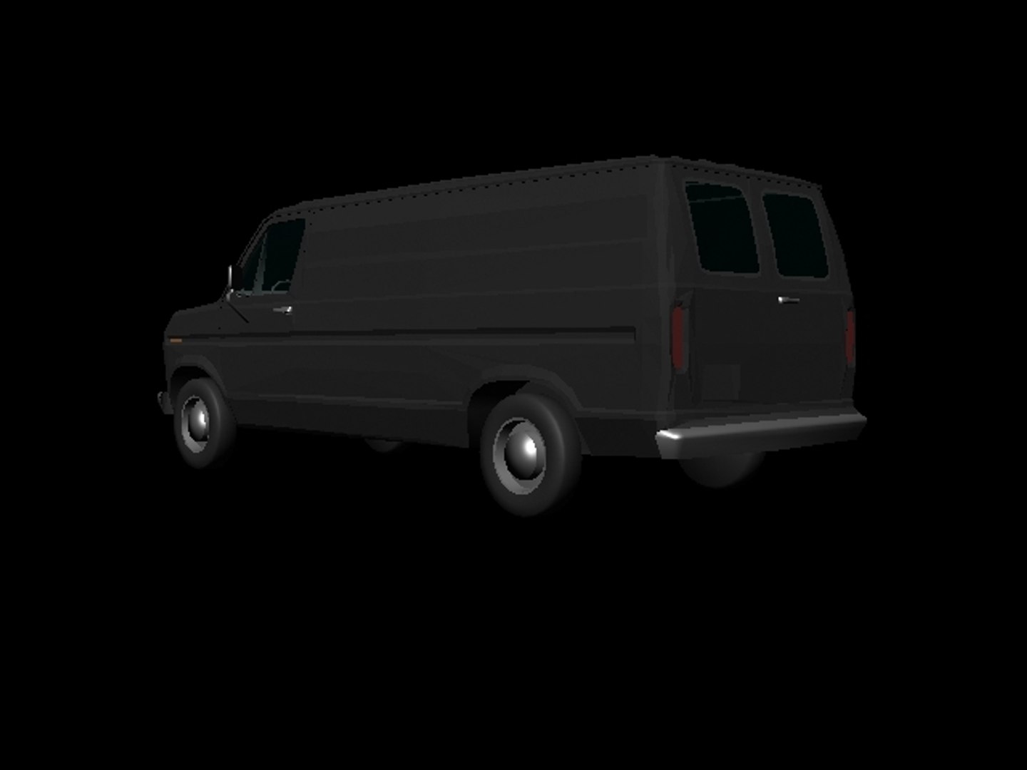 free van 3d model