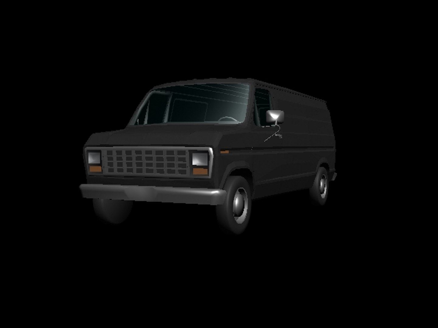free van 3d model