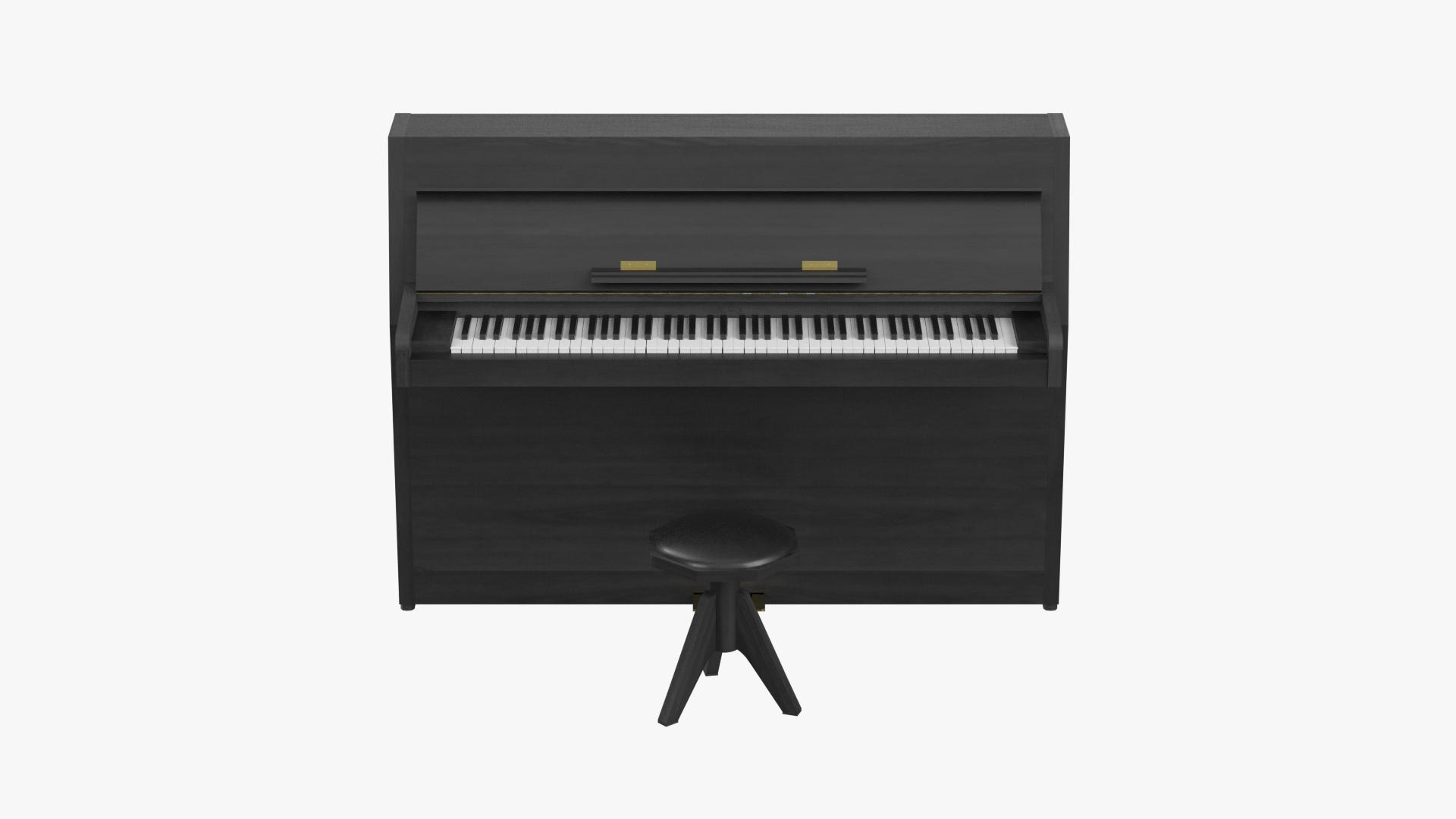 Vertical Piano 3D - TurboSquid 1903215