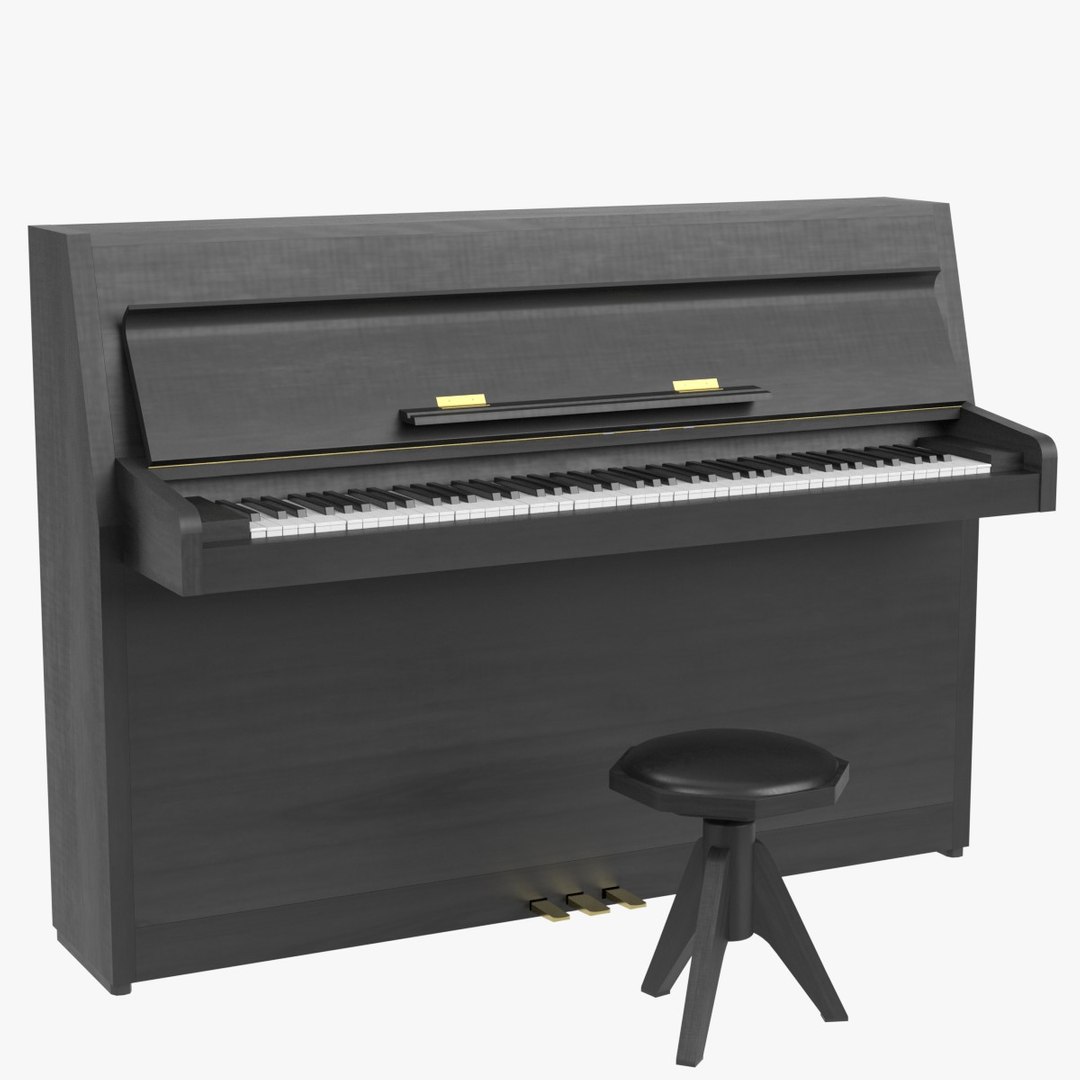 Vertical piano 3D - TurboSquid 1903215