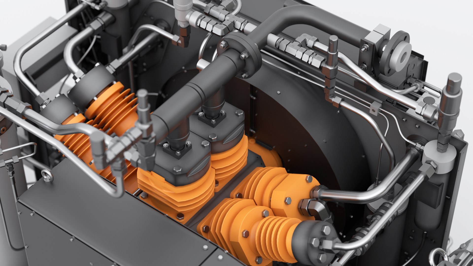 Air Compressor Factory Industrial Machine 3D Model - TurboSquid 1802072