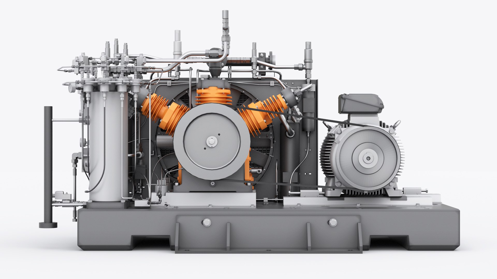 Air Compressor Factory Industrial Machine 3D Model - TurboSquid 1802072