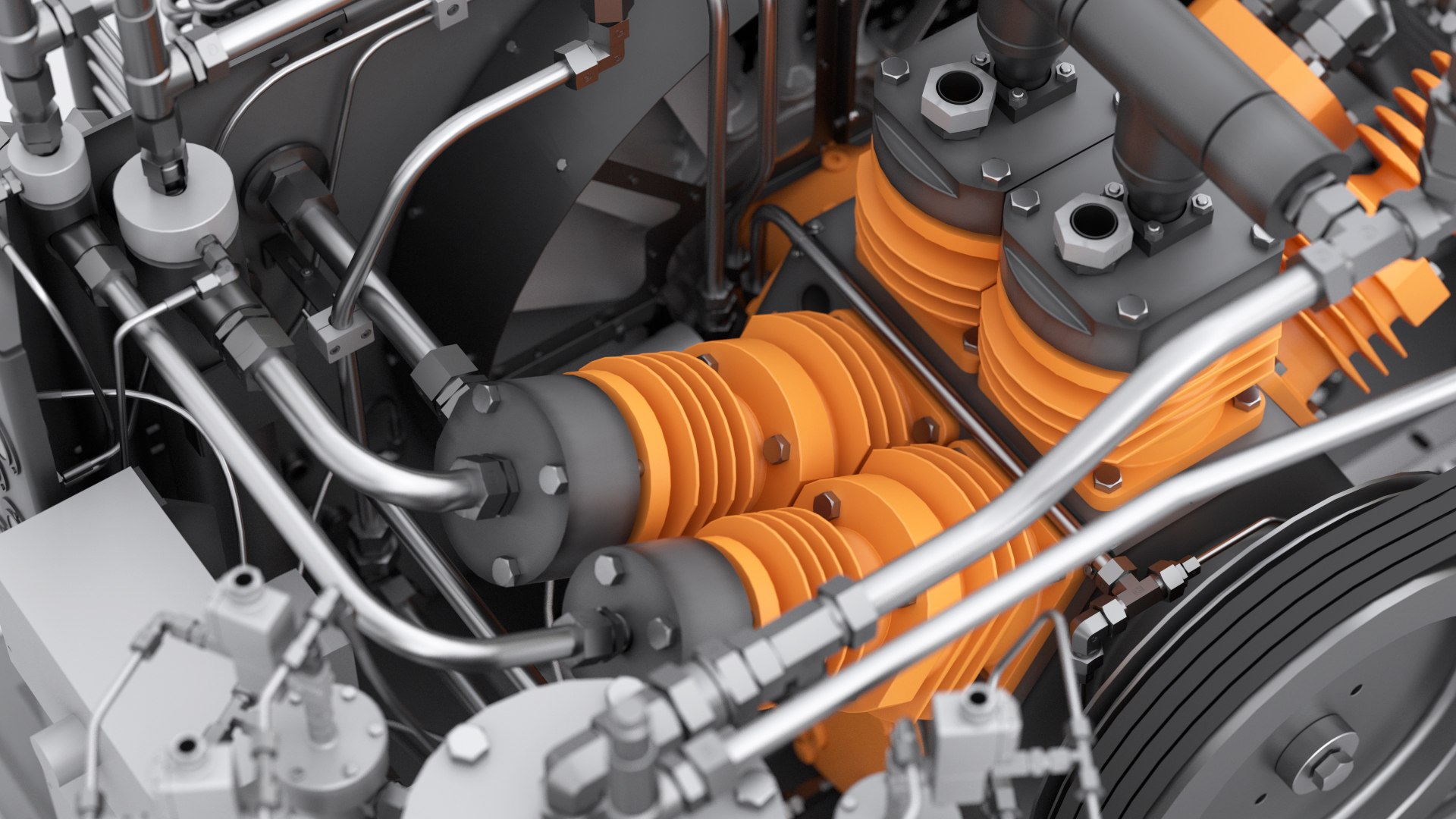 Air Compressor Factory Industrial Machine 3D Model - TurboSquid 1802072