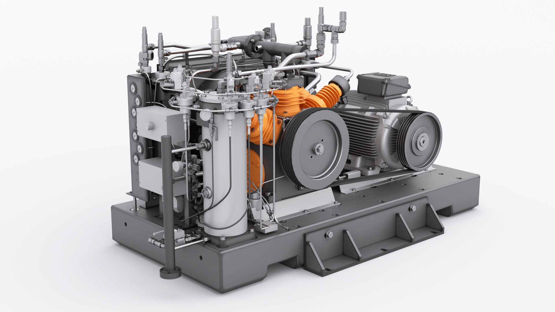 Air Compressor Factory Industrial Machine 3D Model - TurboSquid 1802072