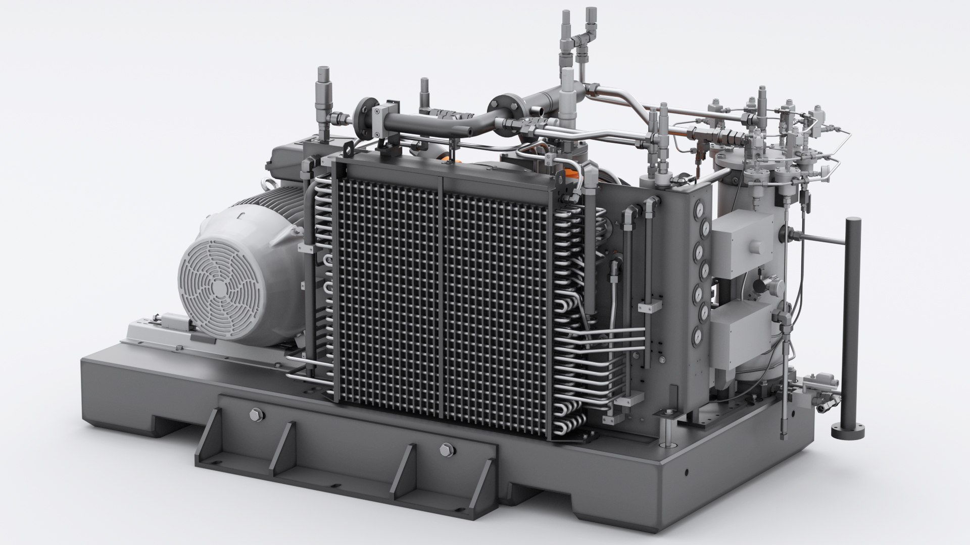 Air Compressor Factory Industrial Machine 3D Model - TurboSquid 1802072