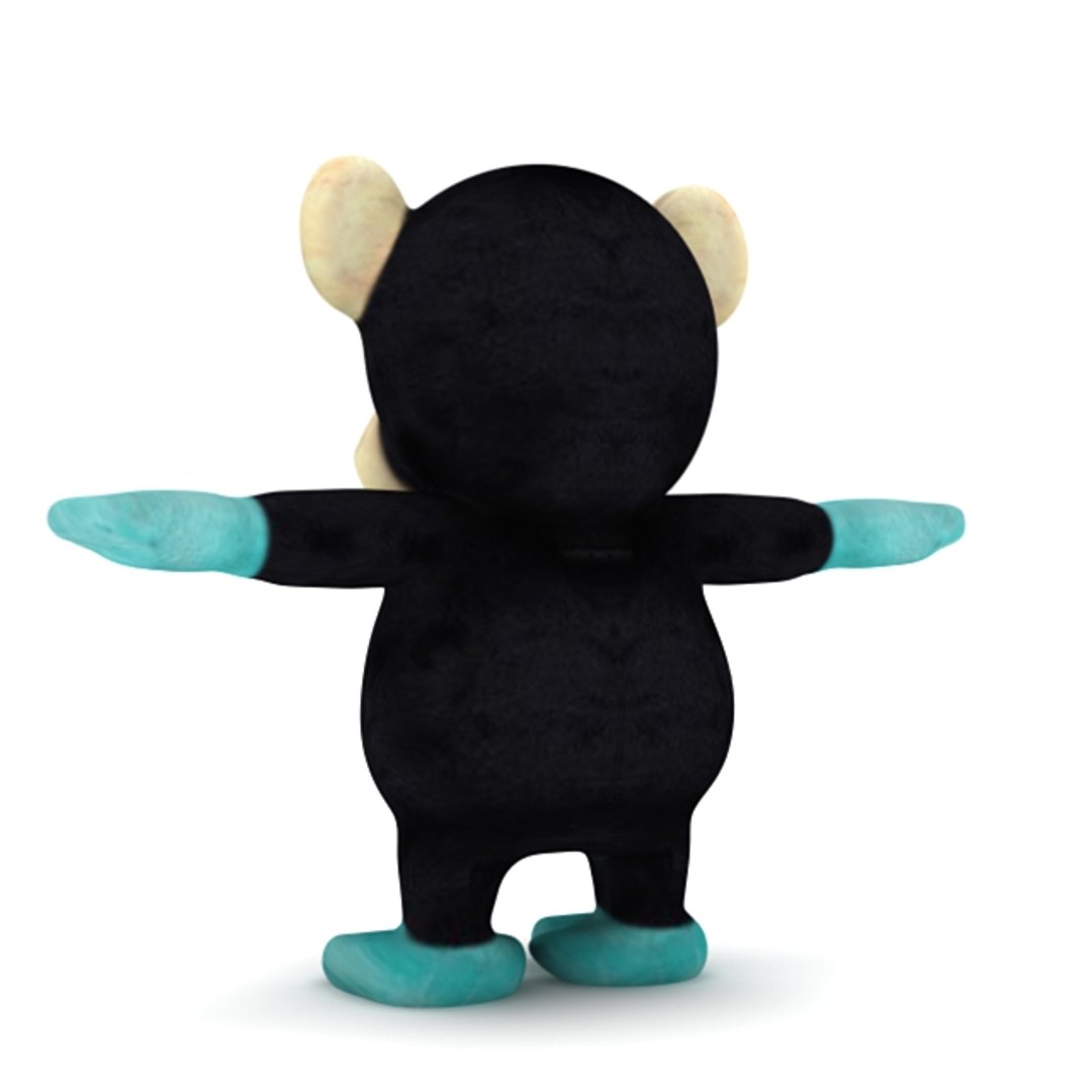Monkey Toy 3d Model