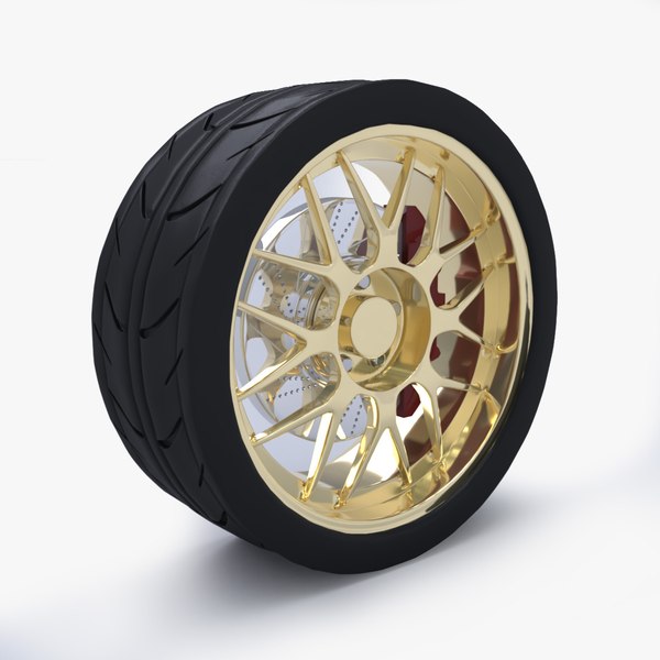 modelo 3d Car Wheel Rim Tire - TurboSquid 2053699