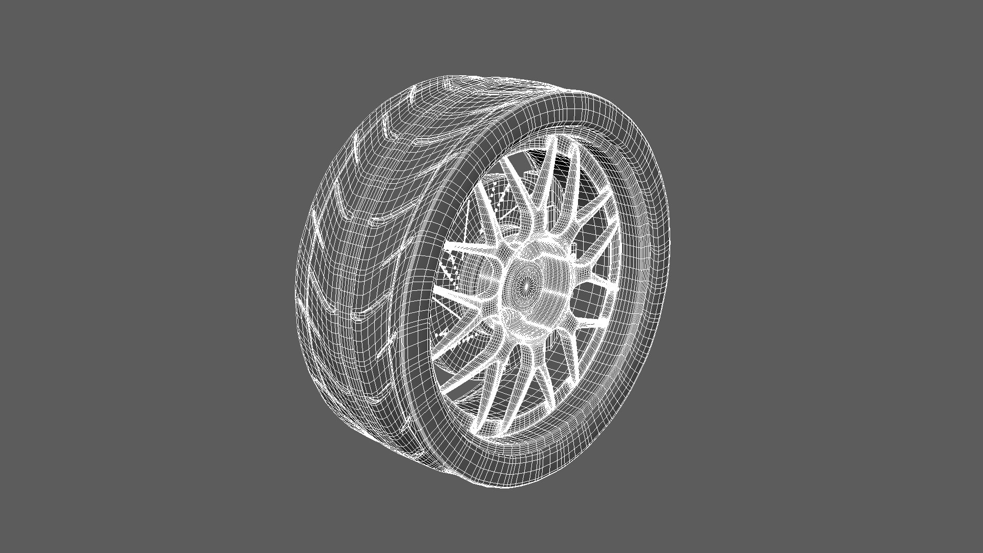 Car Wheel Rim Tire 3D - TurboSquid 2053699