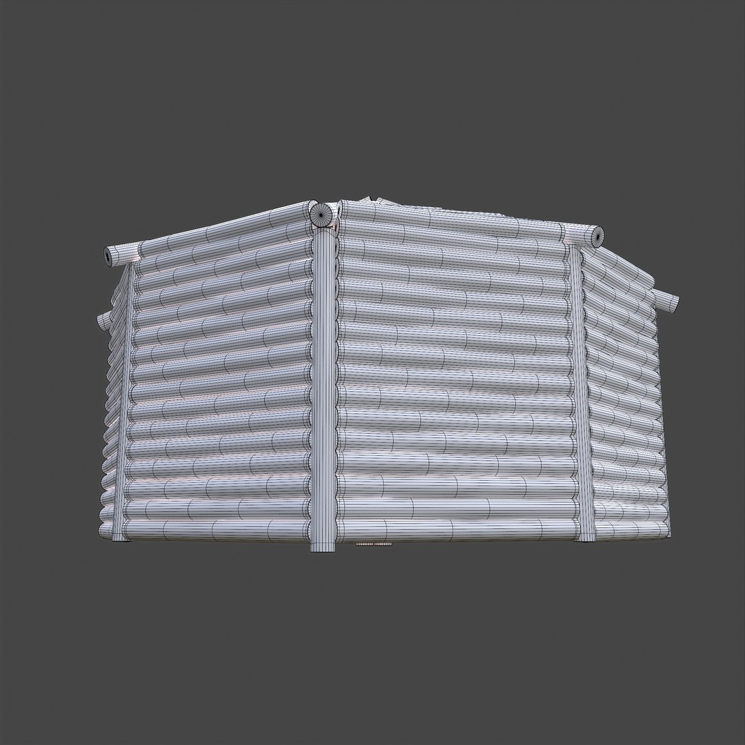 Modular Housing Hut F 3D - TurboSquid 1807173