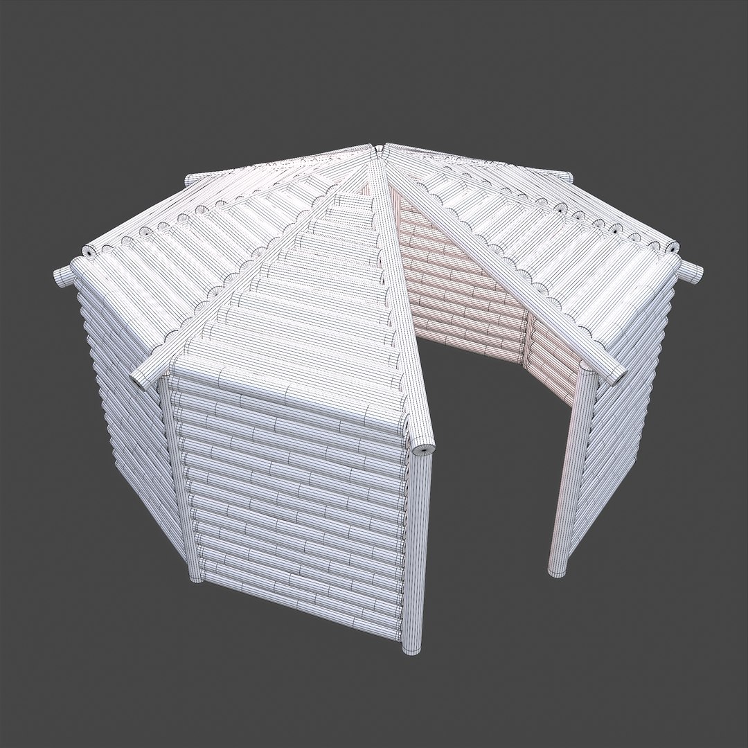 Modular Housing Hut F 3D - TurboSquid 1807173