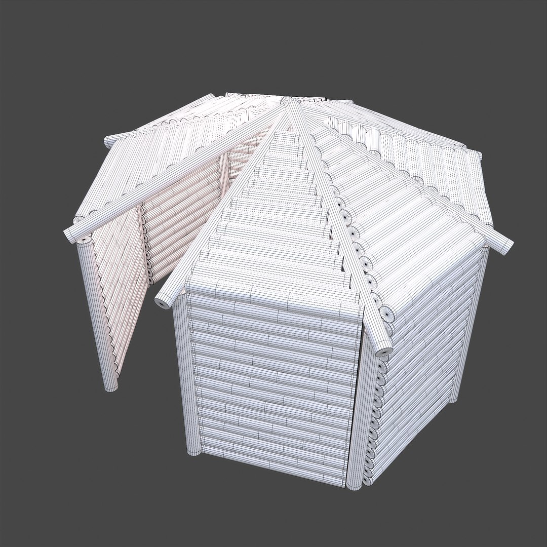 Modular Housing Hut F 3D - TurboSquid 1807173