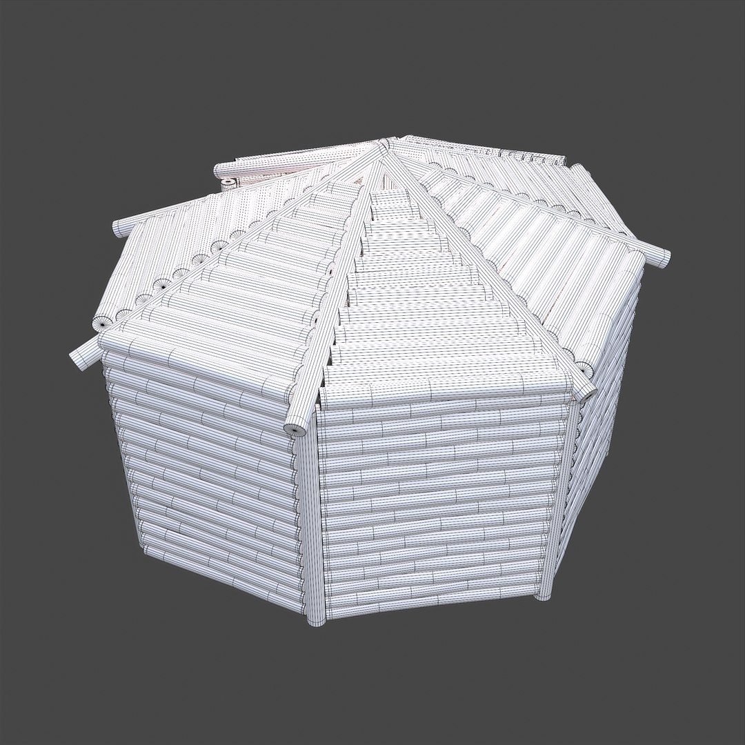 Modular Housing Hut F 3D - TurboSquid 1807173